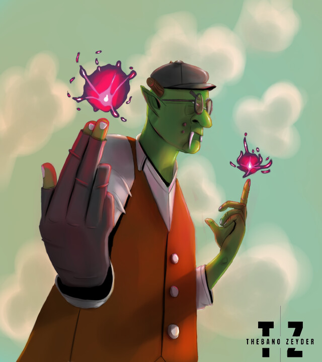 ArtStation - Oliver, the wizard