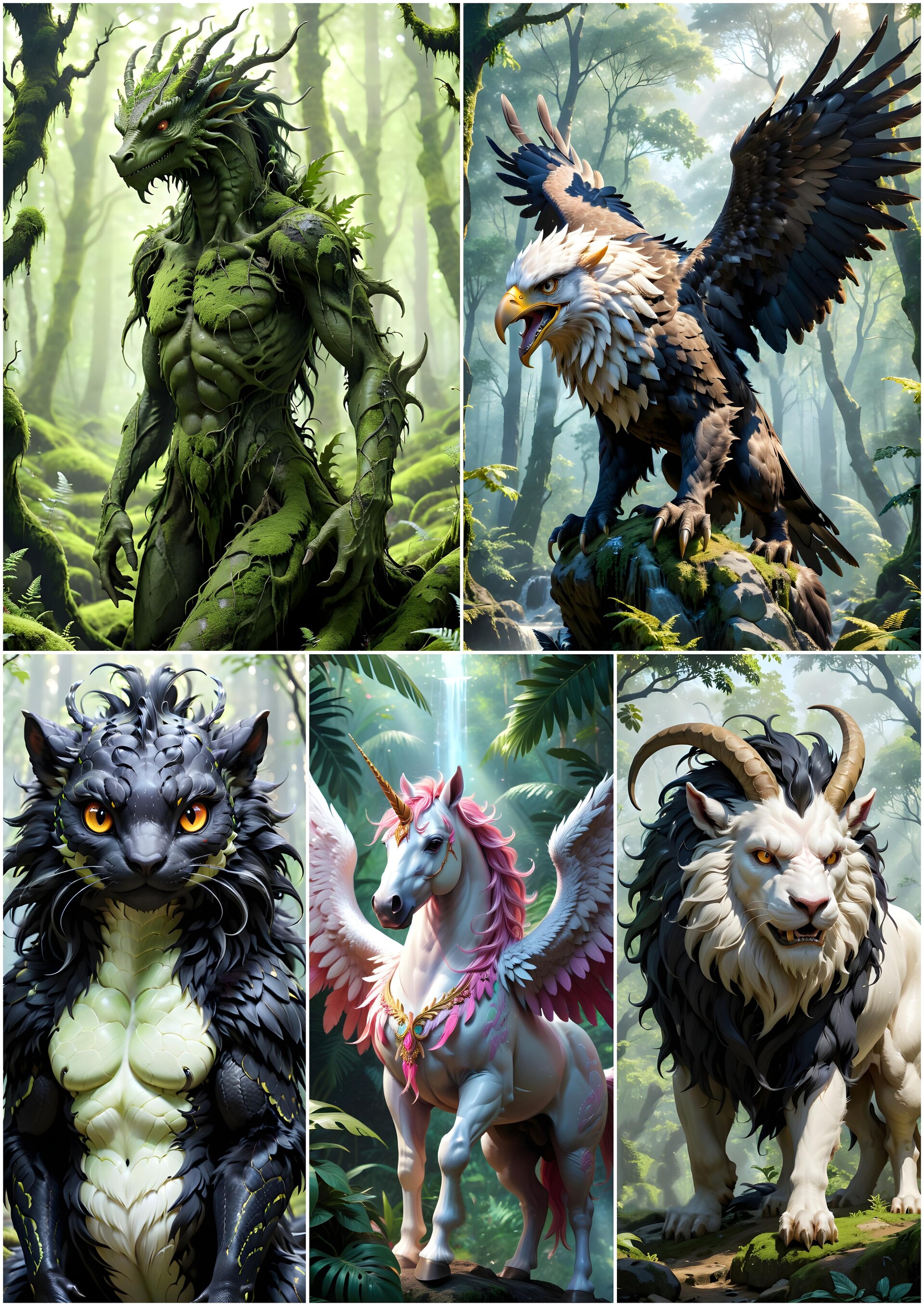 High on pixels - Whismical fantasy creturs