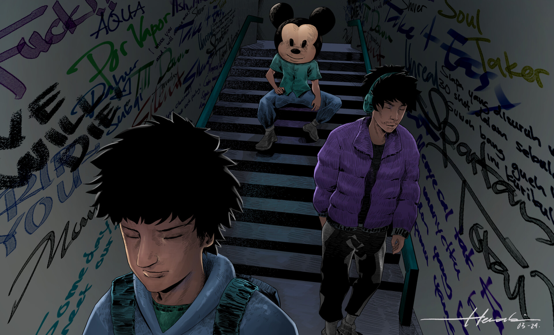 ArtStation - Seeing through mask