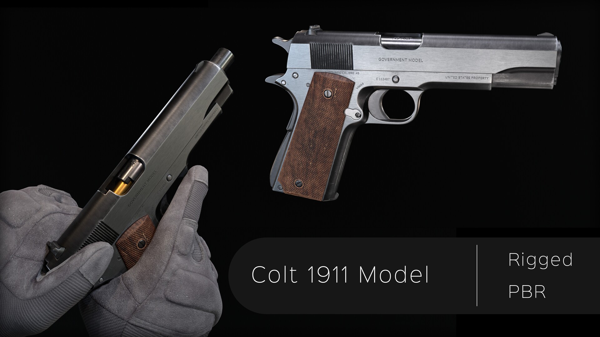 ArtStation - Colt 1911 Government