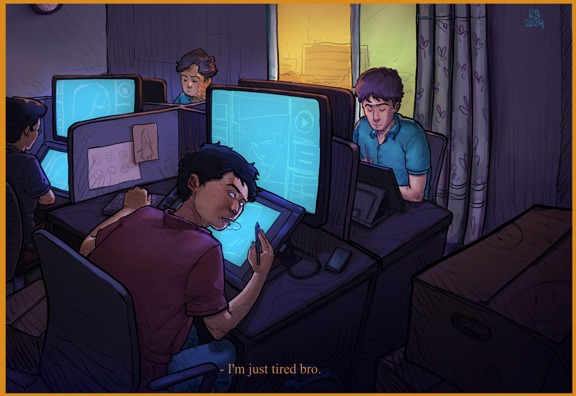 ArtStation - Experimental work. Getting easy with this new work proccess