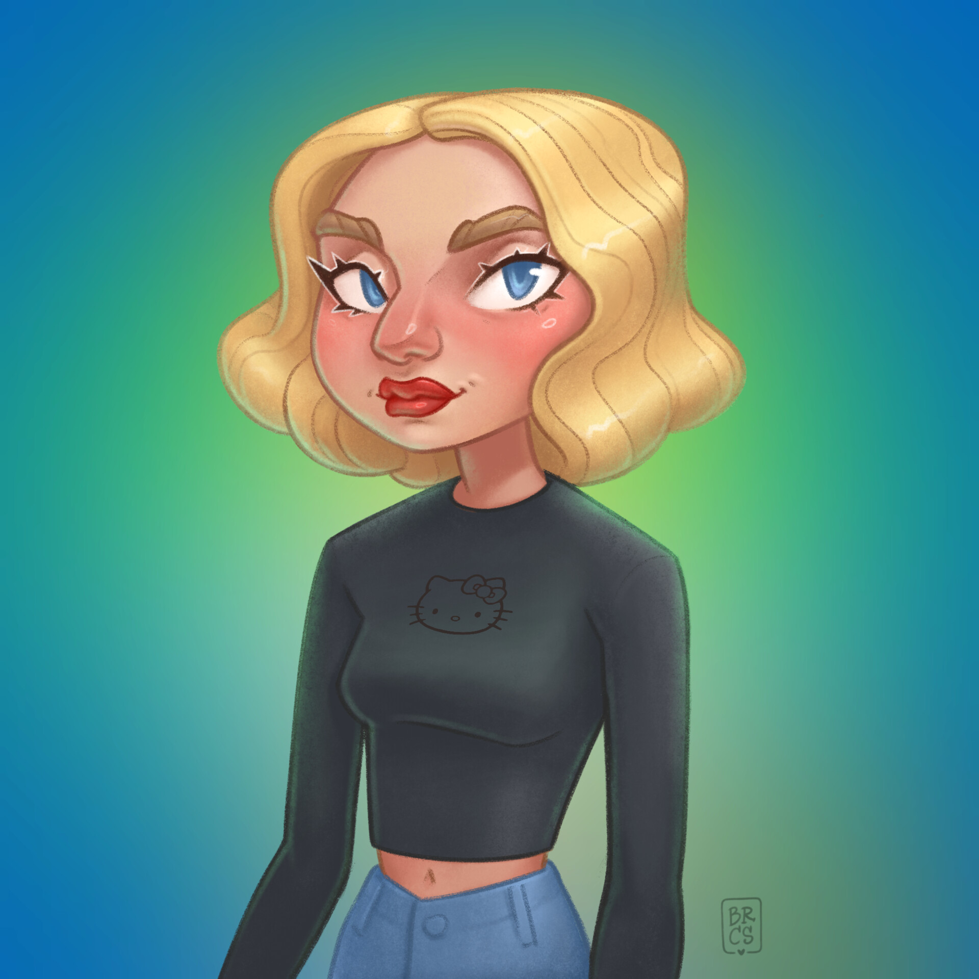 ArtStation - Hello, Blonde!