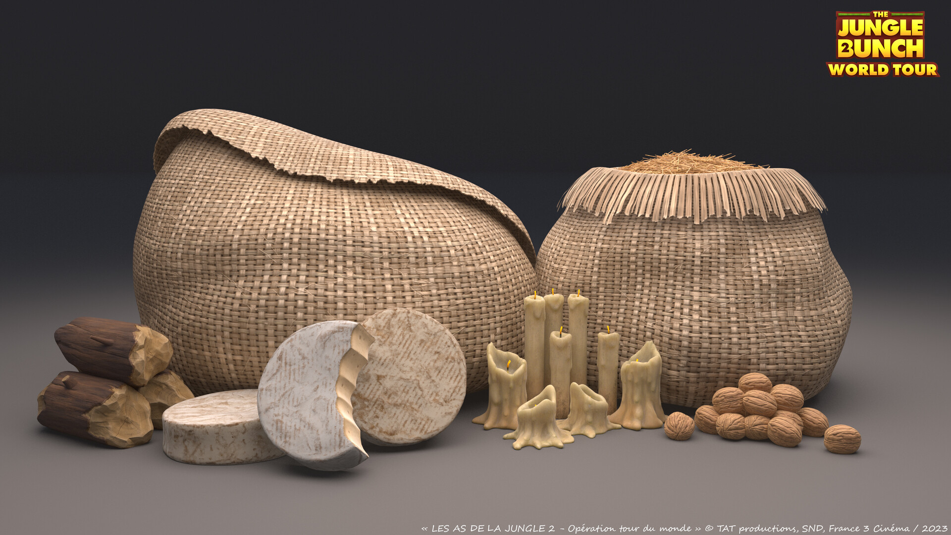 ArtStation - A many Props from "The Jungle Bunch 2 World Tour"