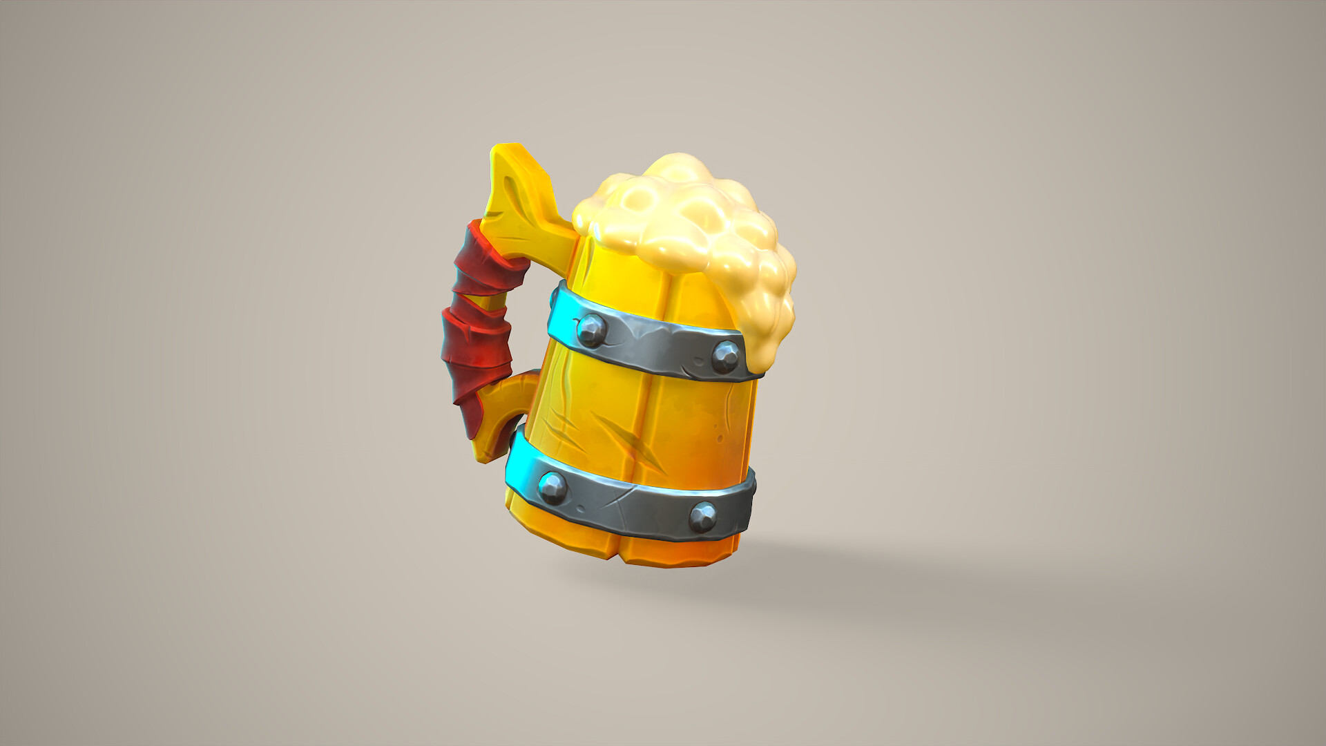 ArtStation - Stylized Beer Mug