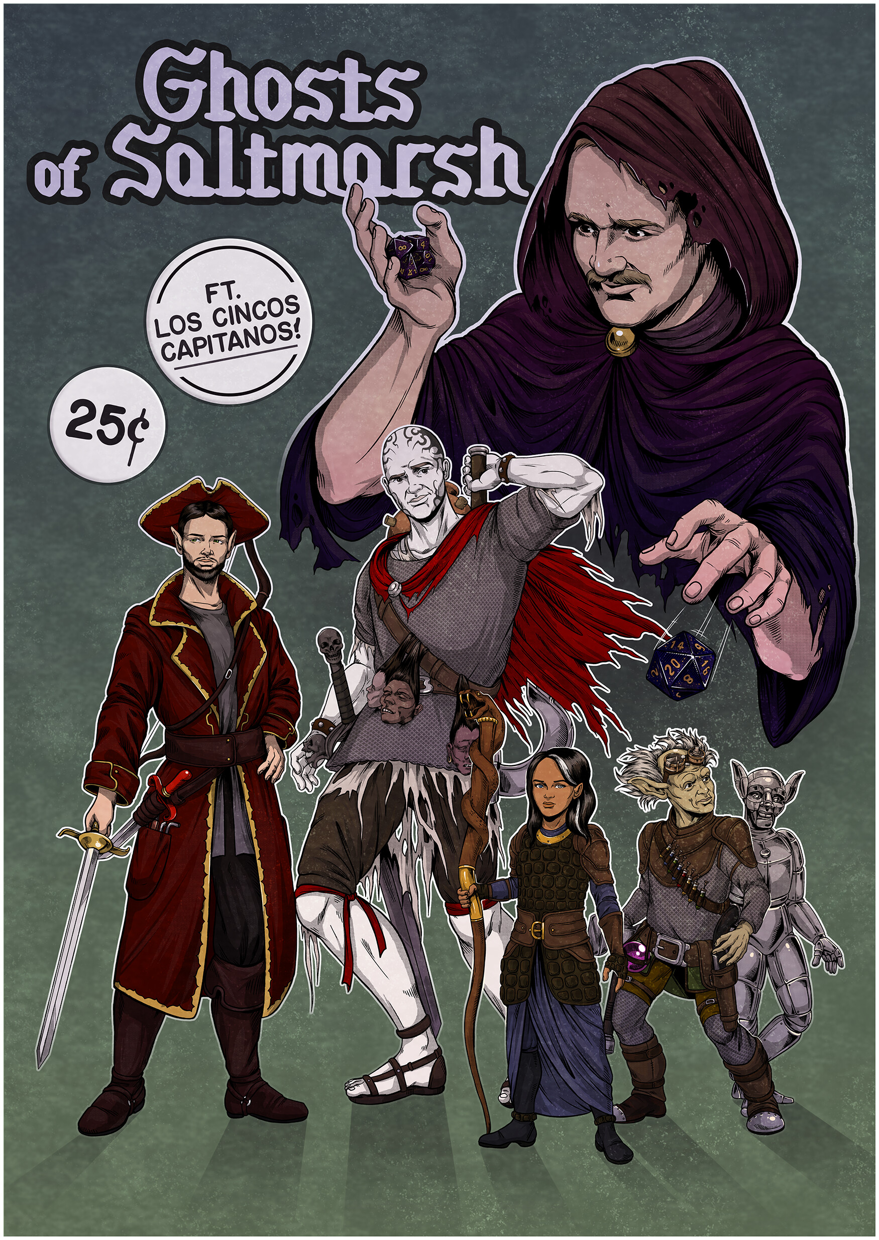 ArtStation - DnD Group Poster Commission, 2024