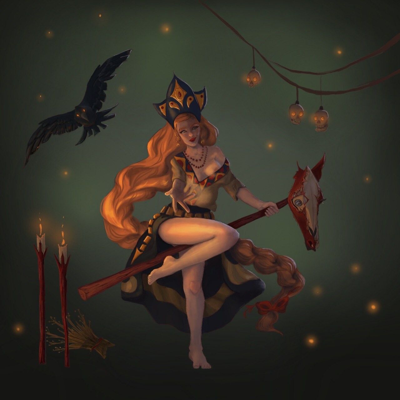 ArtStation - Slavic witch