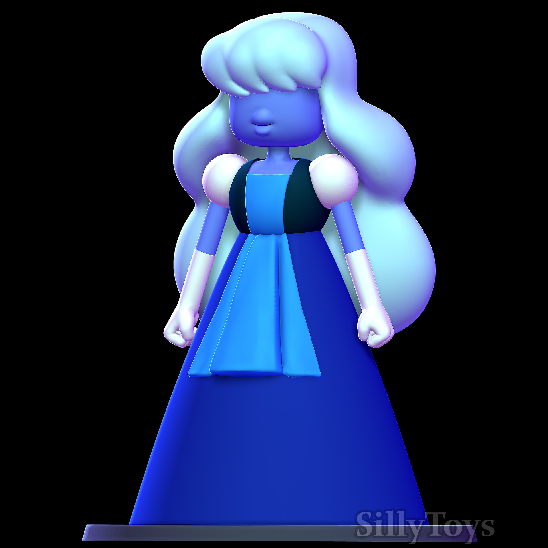 SillyToys - Sapphire - Steven Universe 3D print model