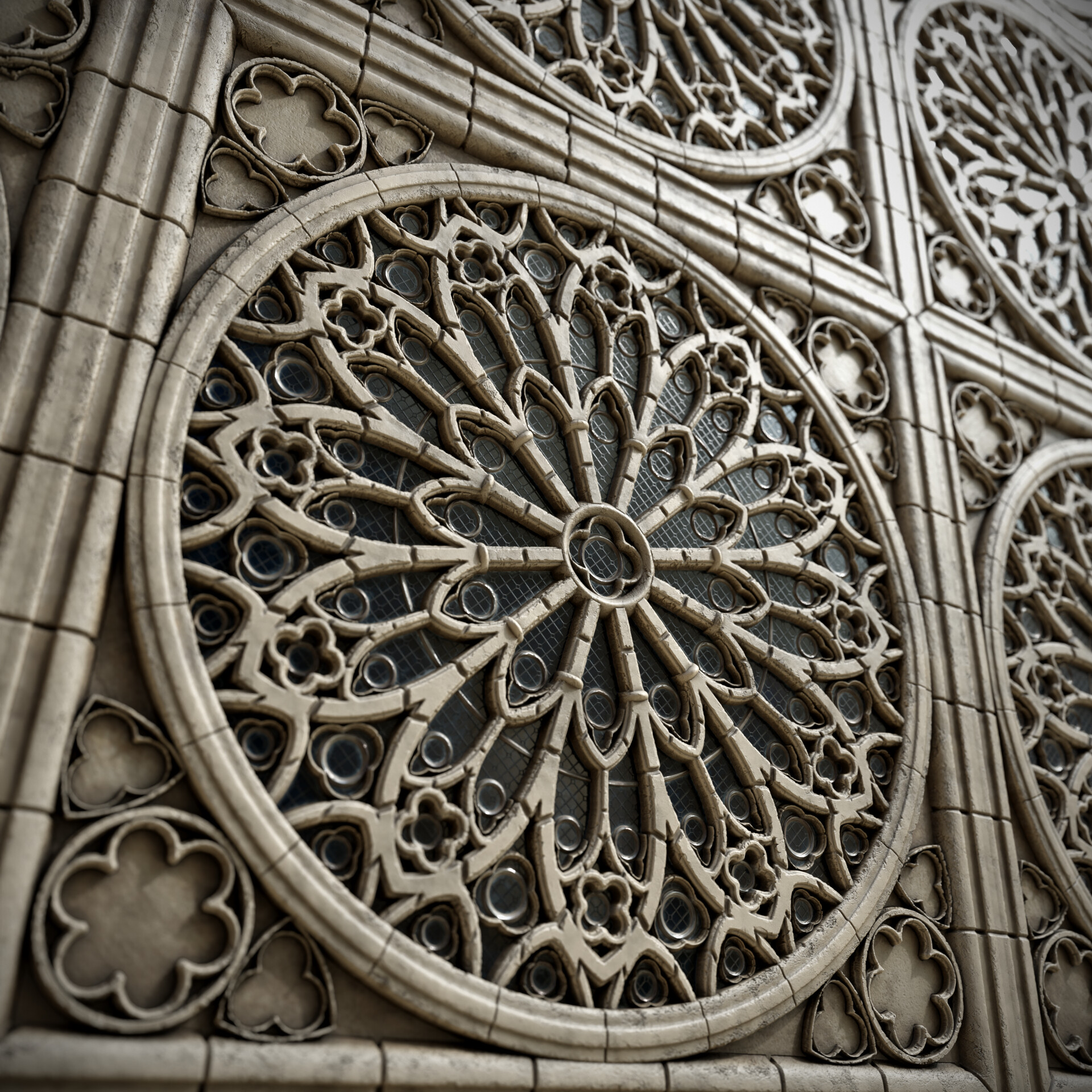 ArtStation - Rosette window texture