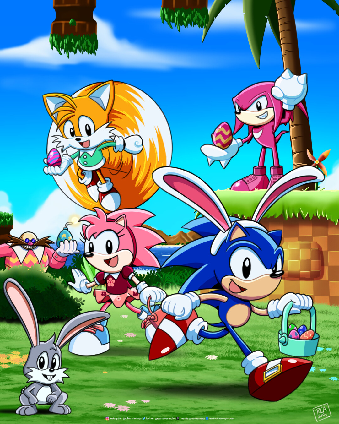 ArtStation - Easter Sonic