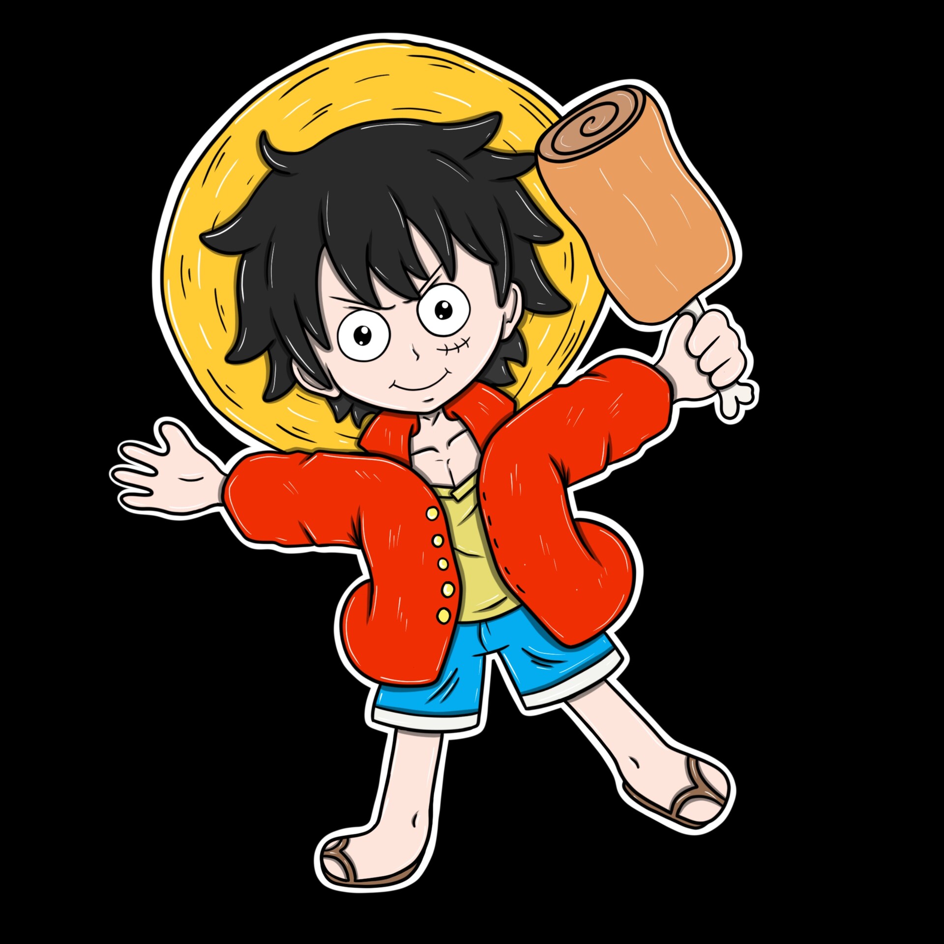 ArtStation - Luffy (One piece FanArt)