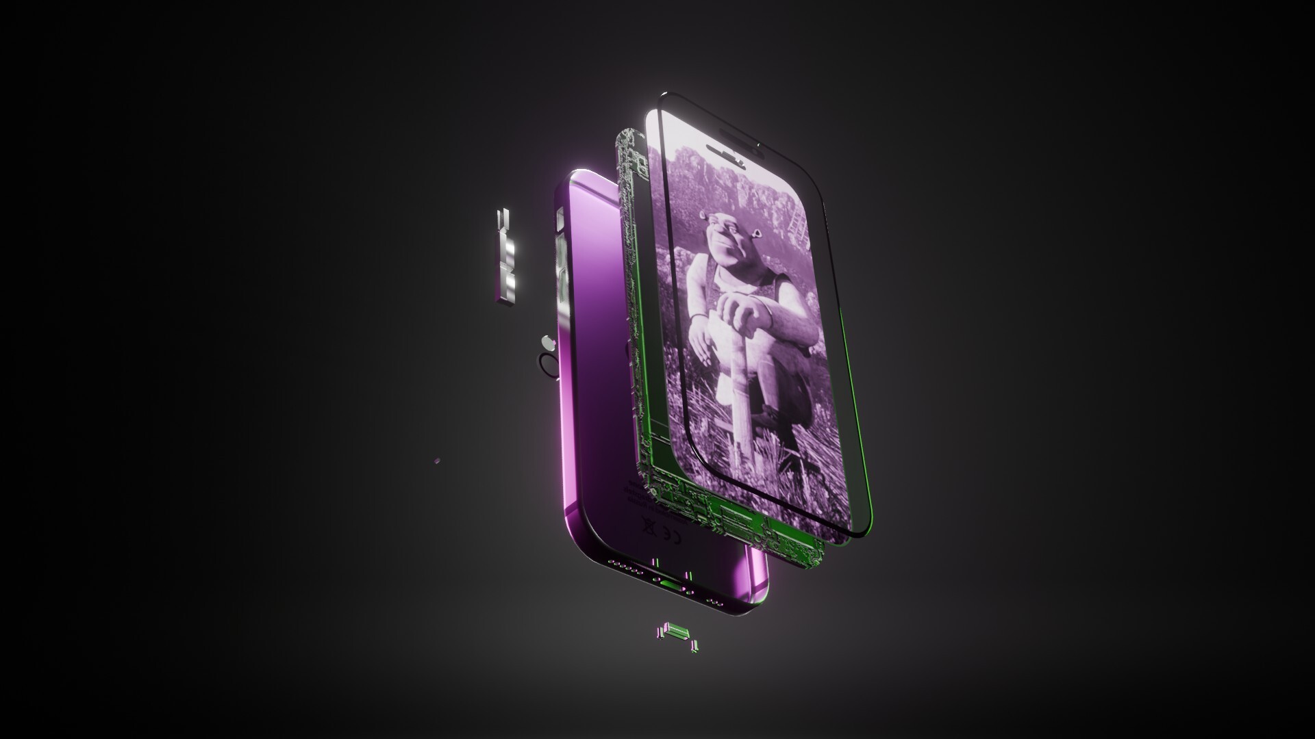 ArtStation - Shrek-phone