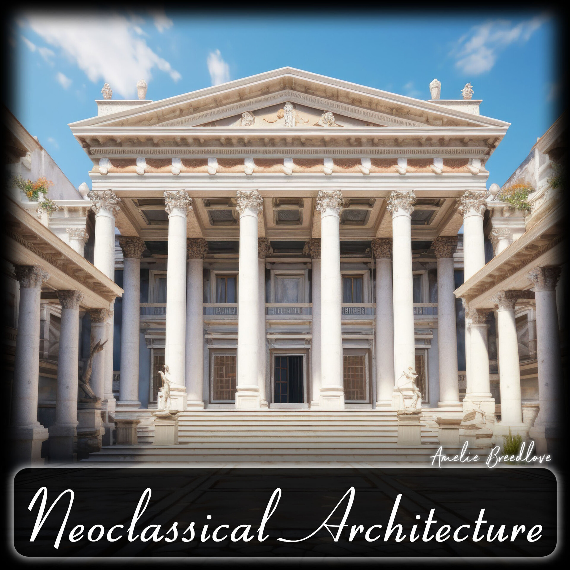 ArtStation - 220 Neoclassical Architecture Reference Pack | 4K | v.36