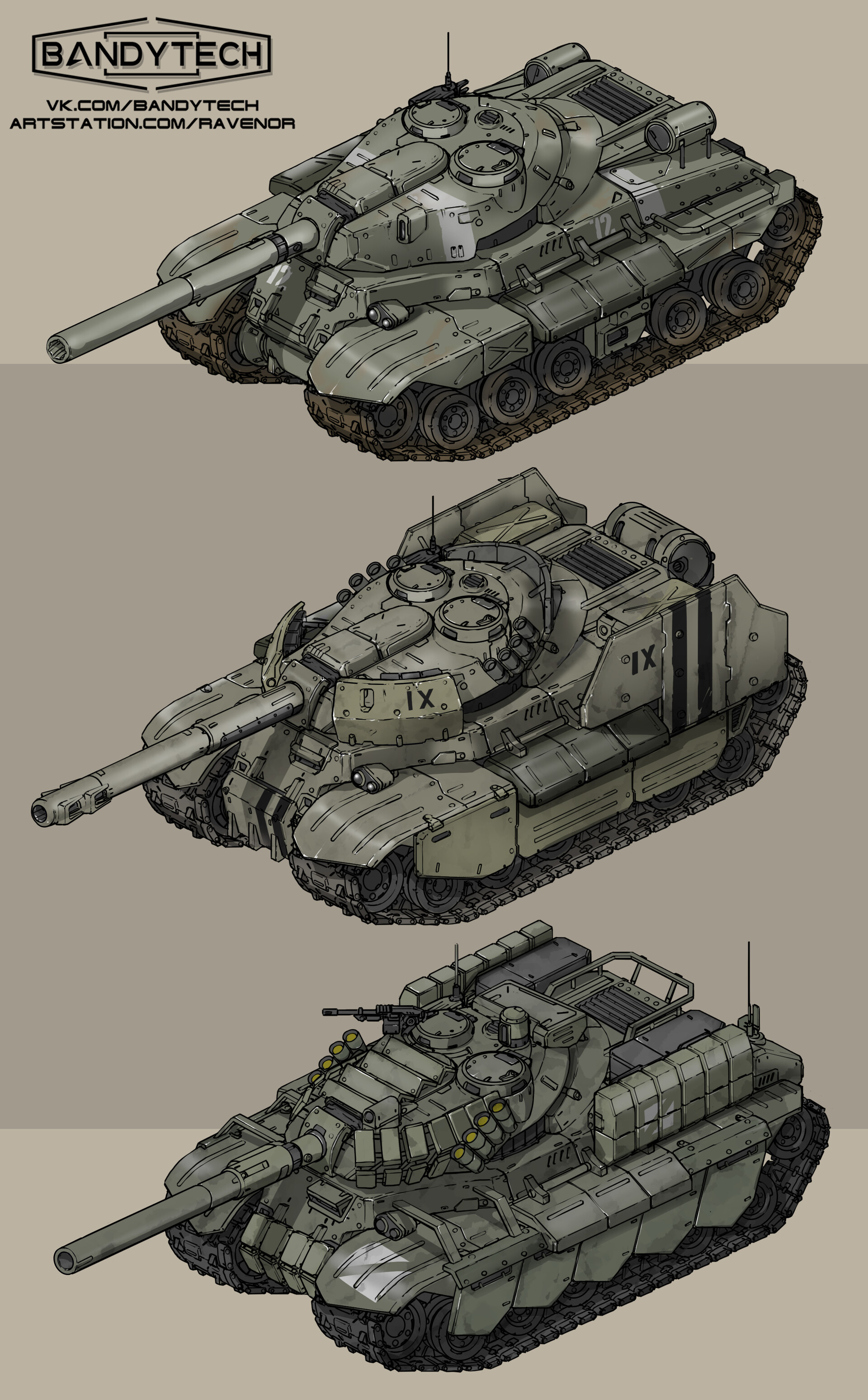 ArtStation - Tank and mods