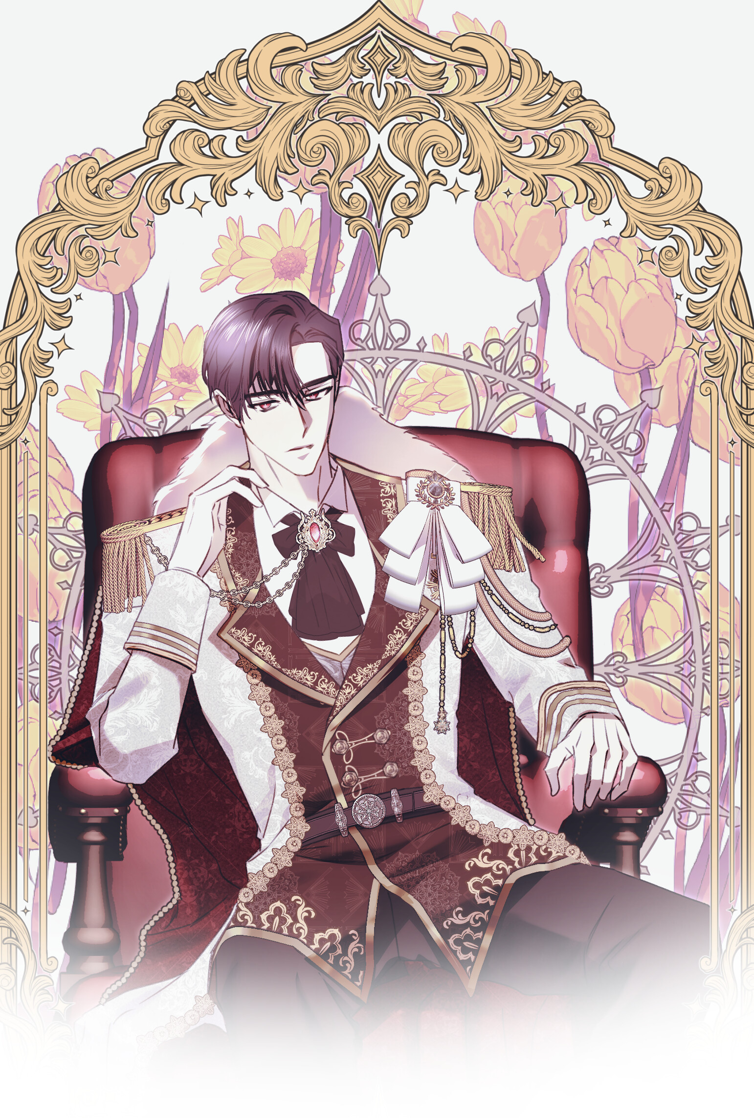 ArtStation - Prince Winter sitting on a chair