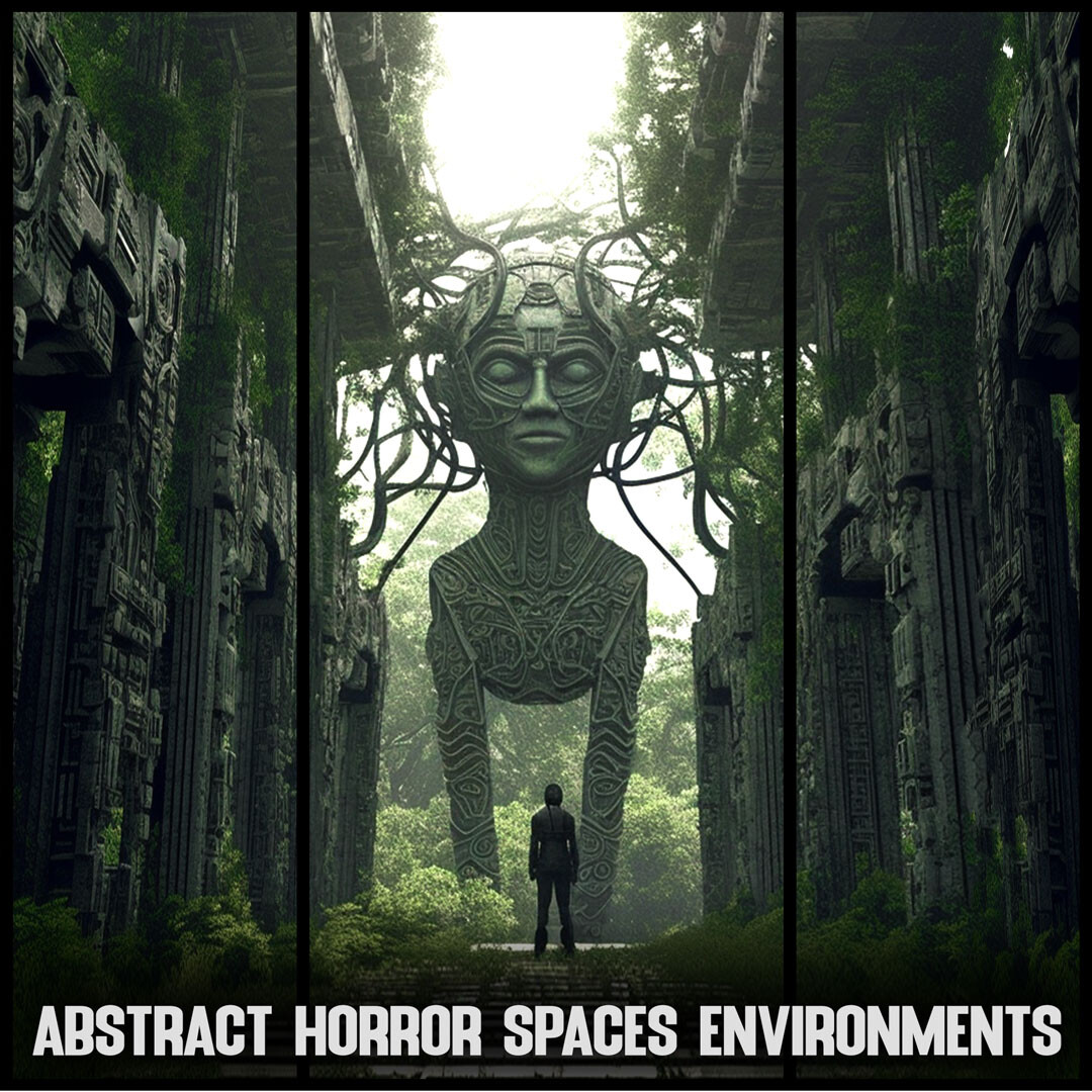 ArtStation - Abstract Horror Spaces Environments