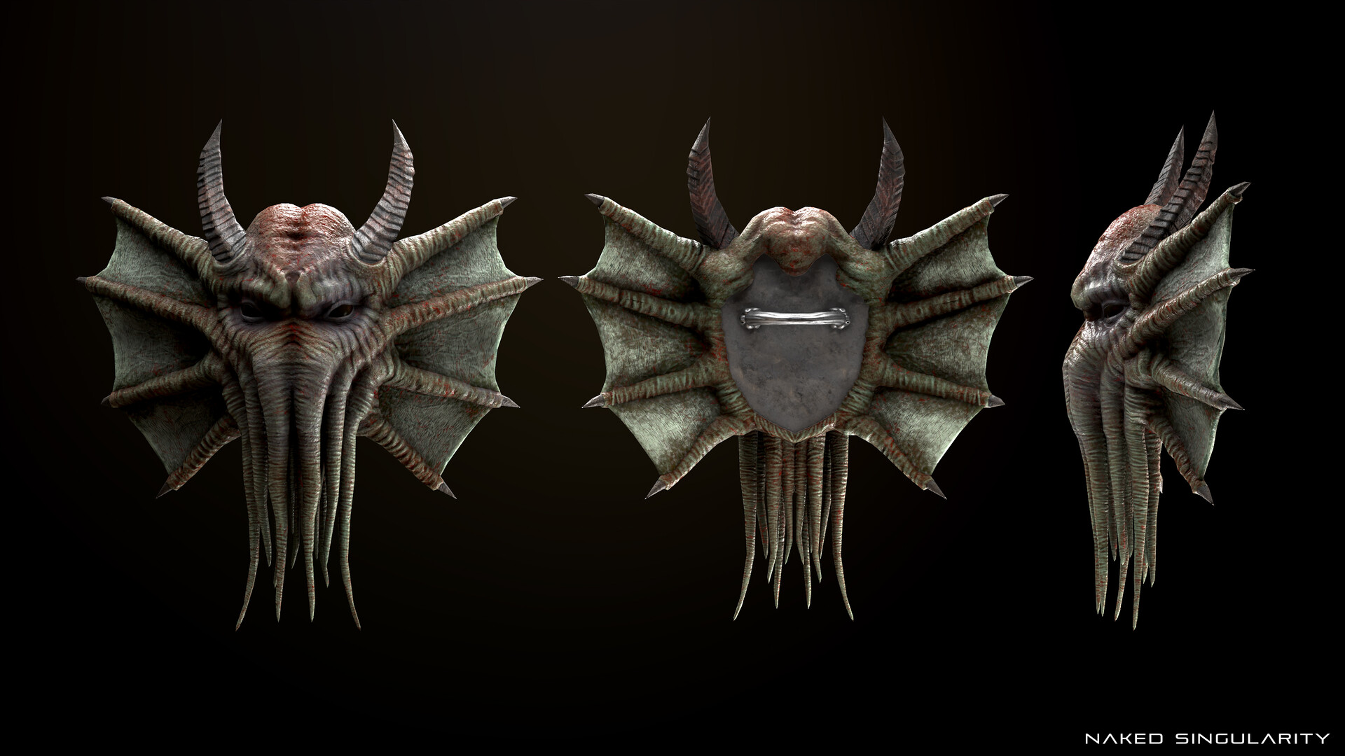 Naked Singularity Studio - Dark fantasy shield | Part 2