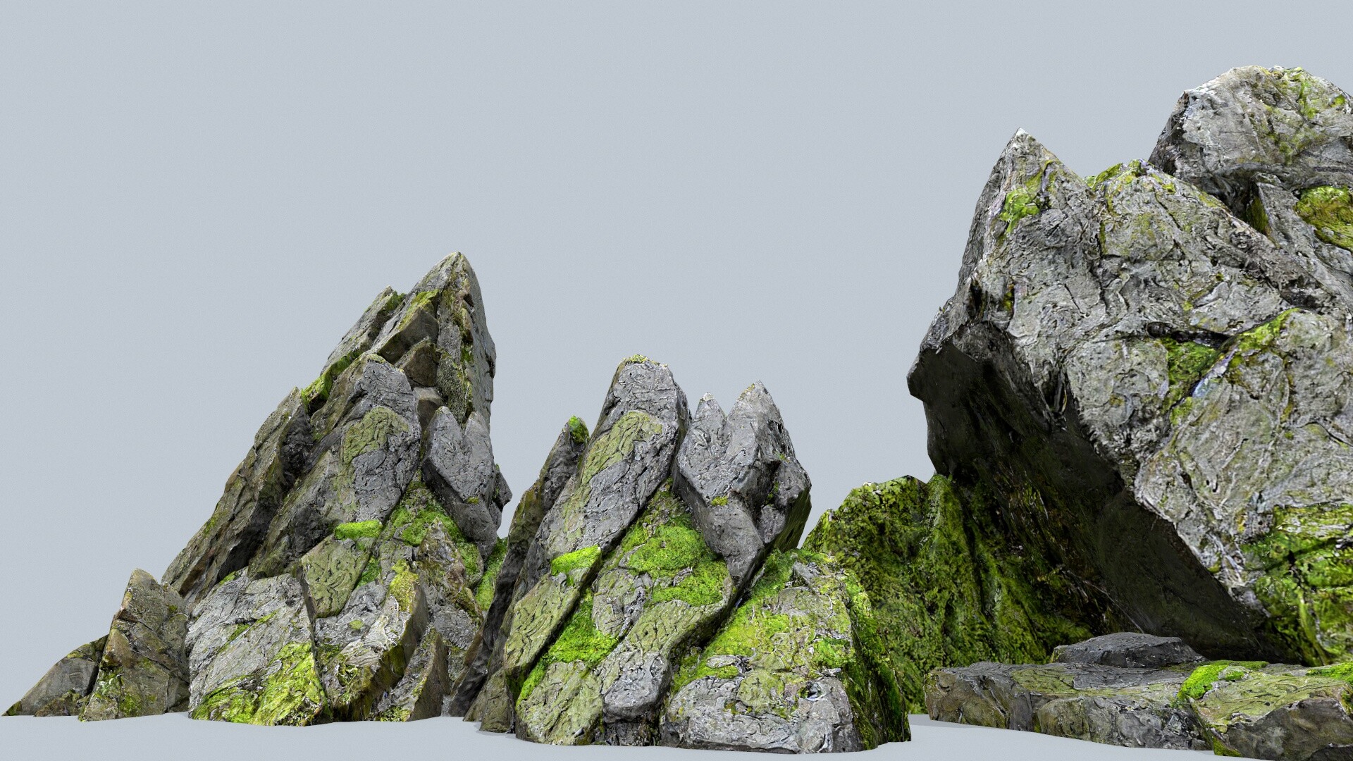 ArtStation - Forest rocks