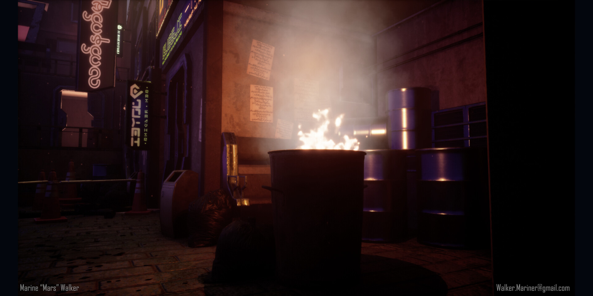 Marine "Mars" Walker - Level Assembly and Lighting Class Projects