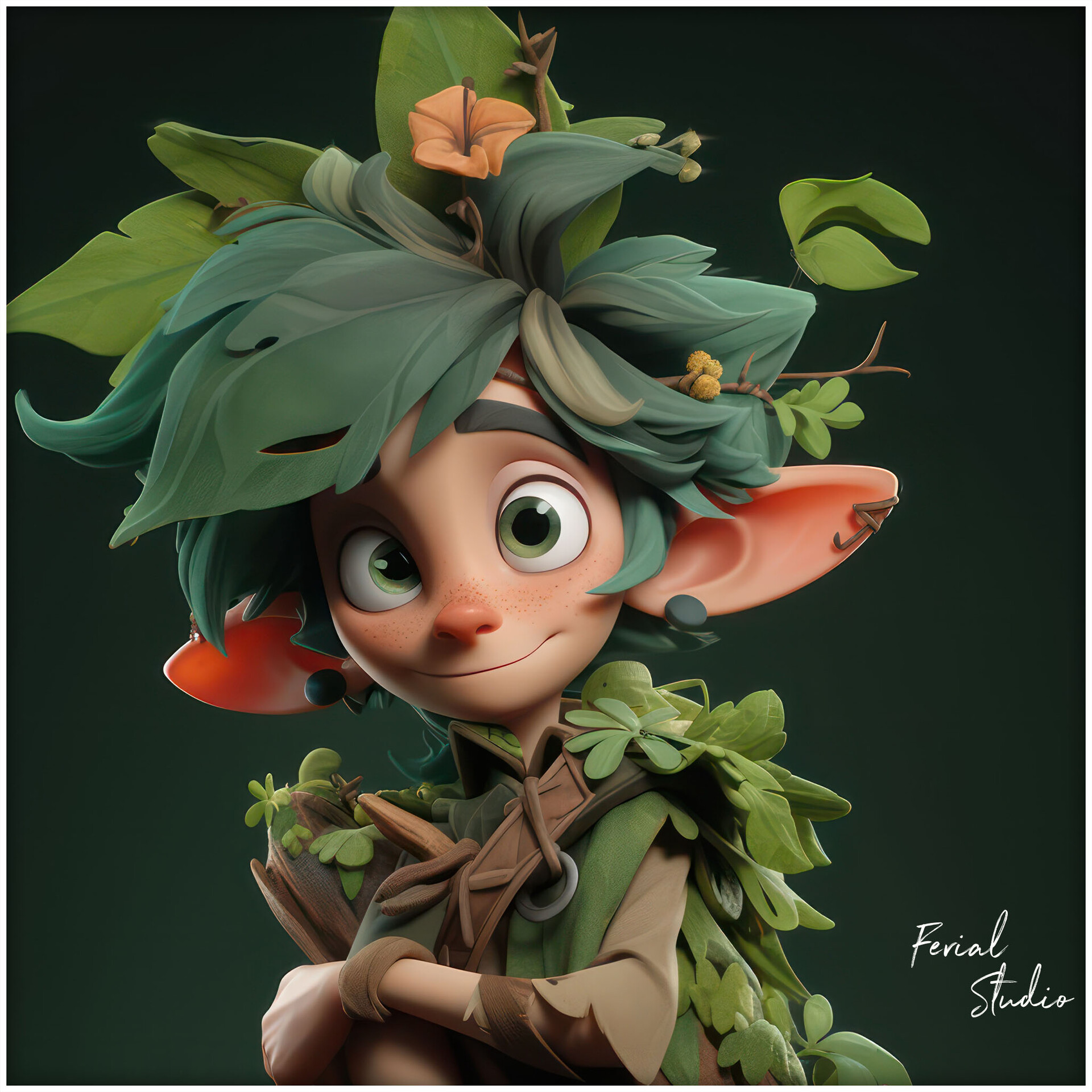 ArtStation - 🔹210 Forest Fairy - Stylized Character Reference Image ...