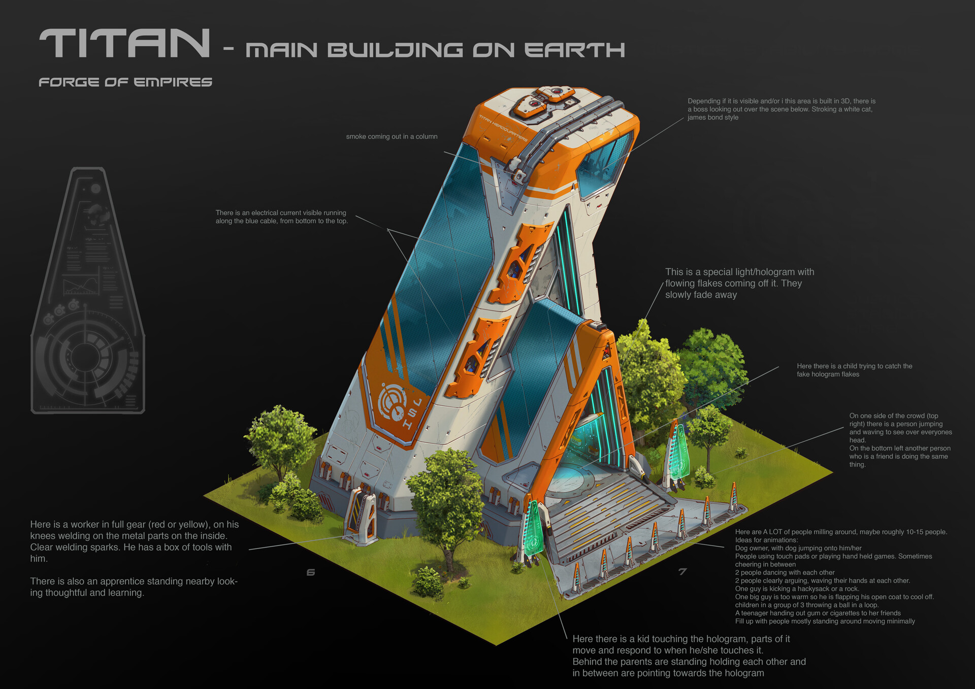 ArtStation - TITAN main building
