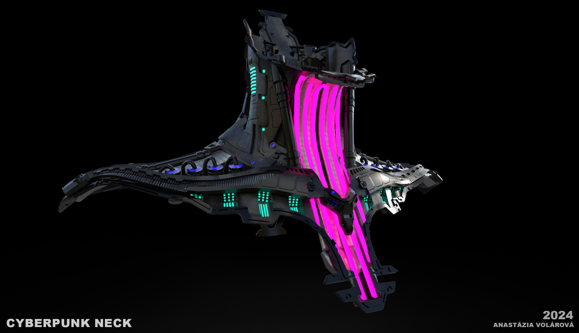 Anastazia Volarova - Cyberpunk Neck