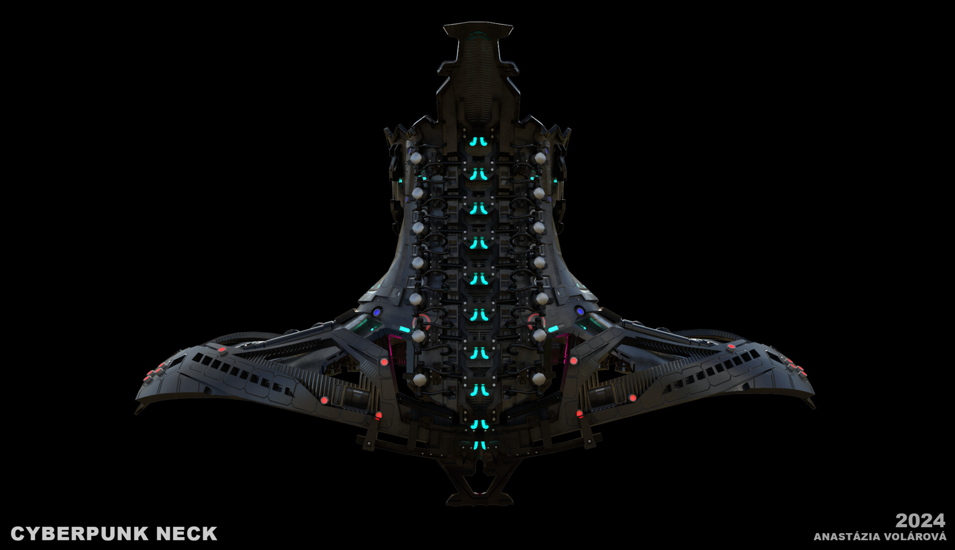 Anastazia Volarova - Cyberpunk Neck