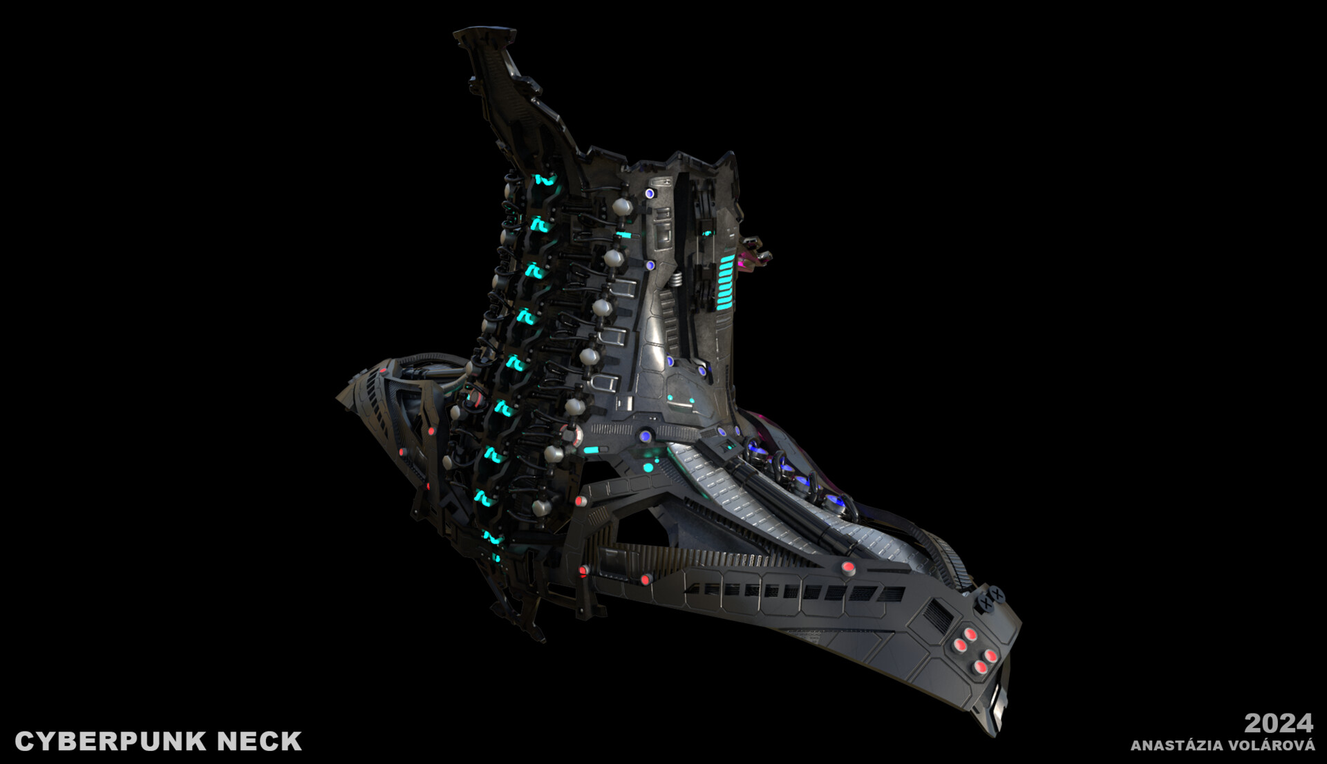 Anastazia Volarova - Cyberpunk Neck