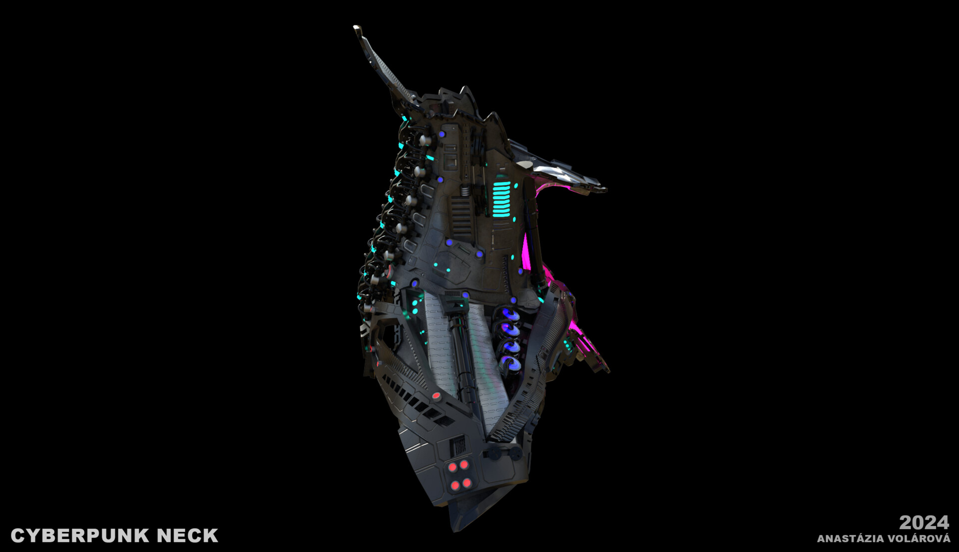 Anastazia Volarova - Cyberpunk Neck