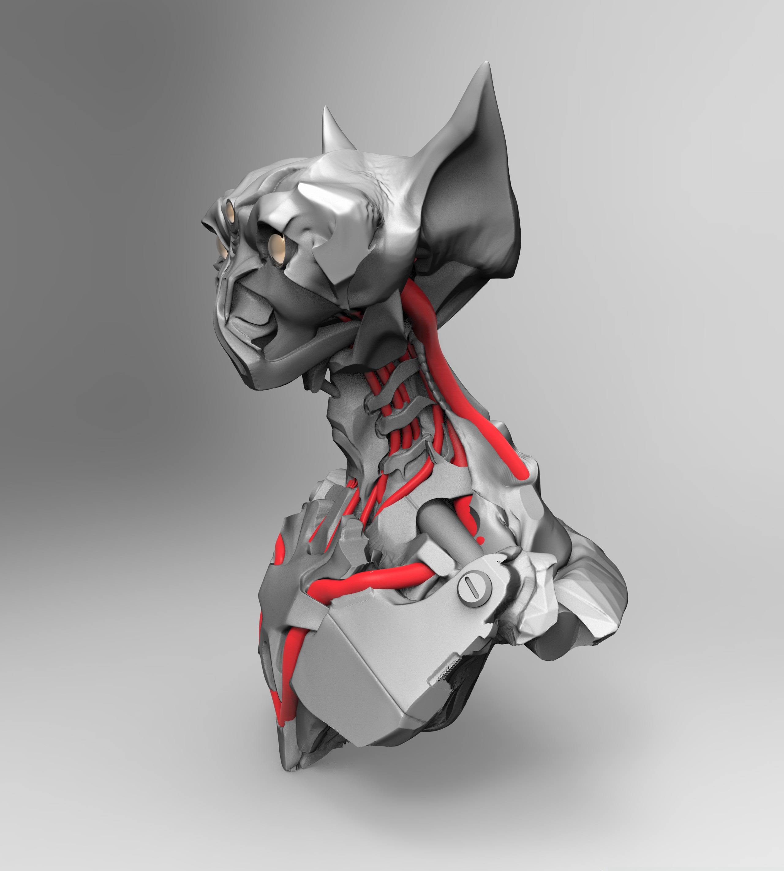 Josan Lopez - Cat Mecha - Concept