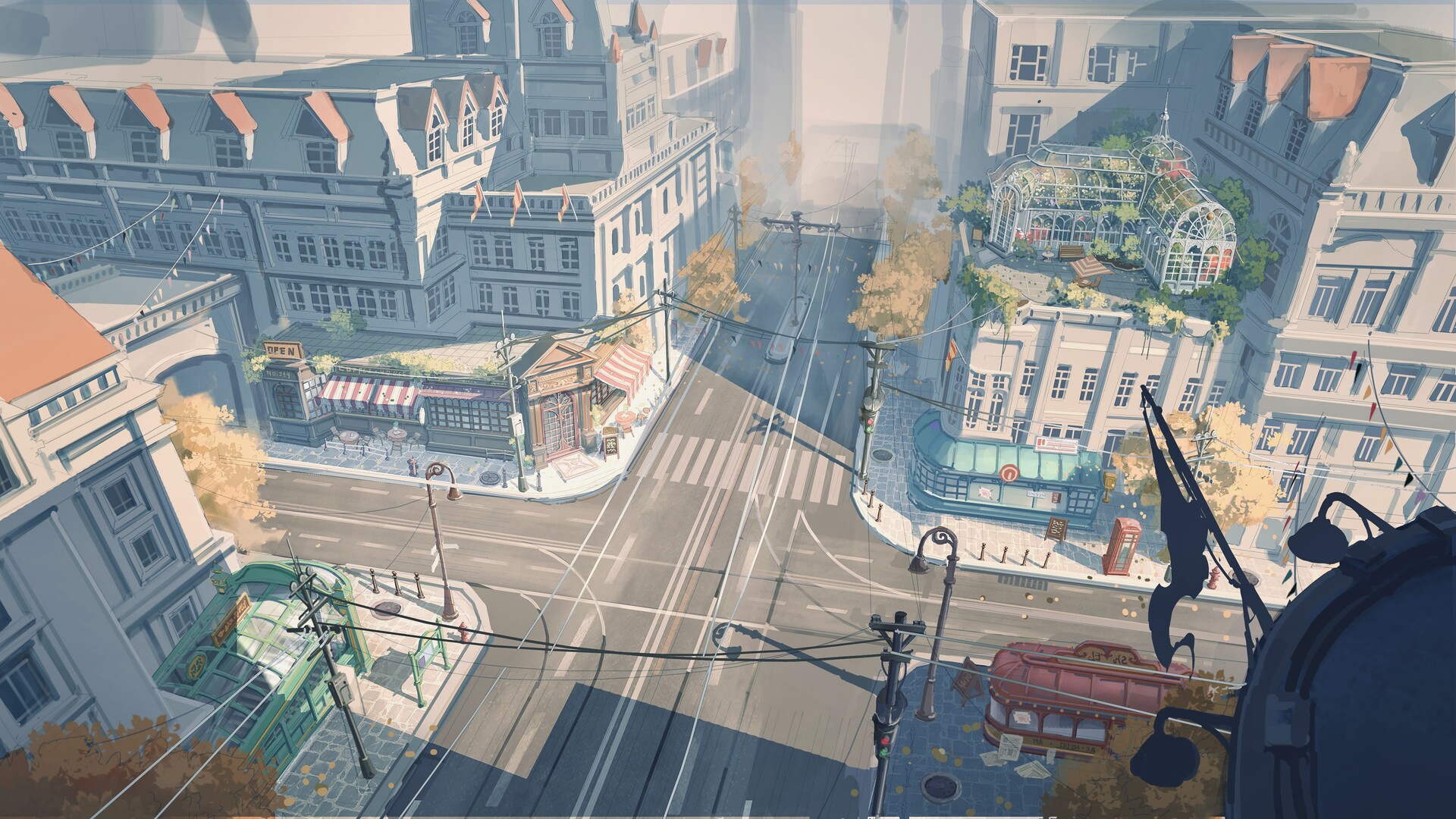 ArtStation - ACGN— An exercise on street scenes