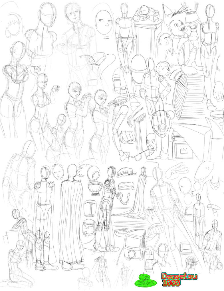 ArtStation - Sketch practice - 25/02/2024