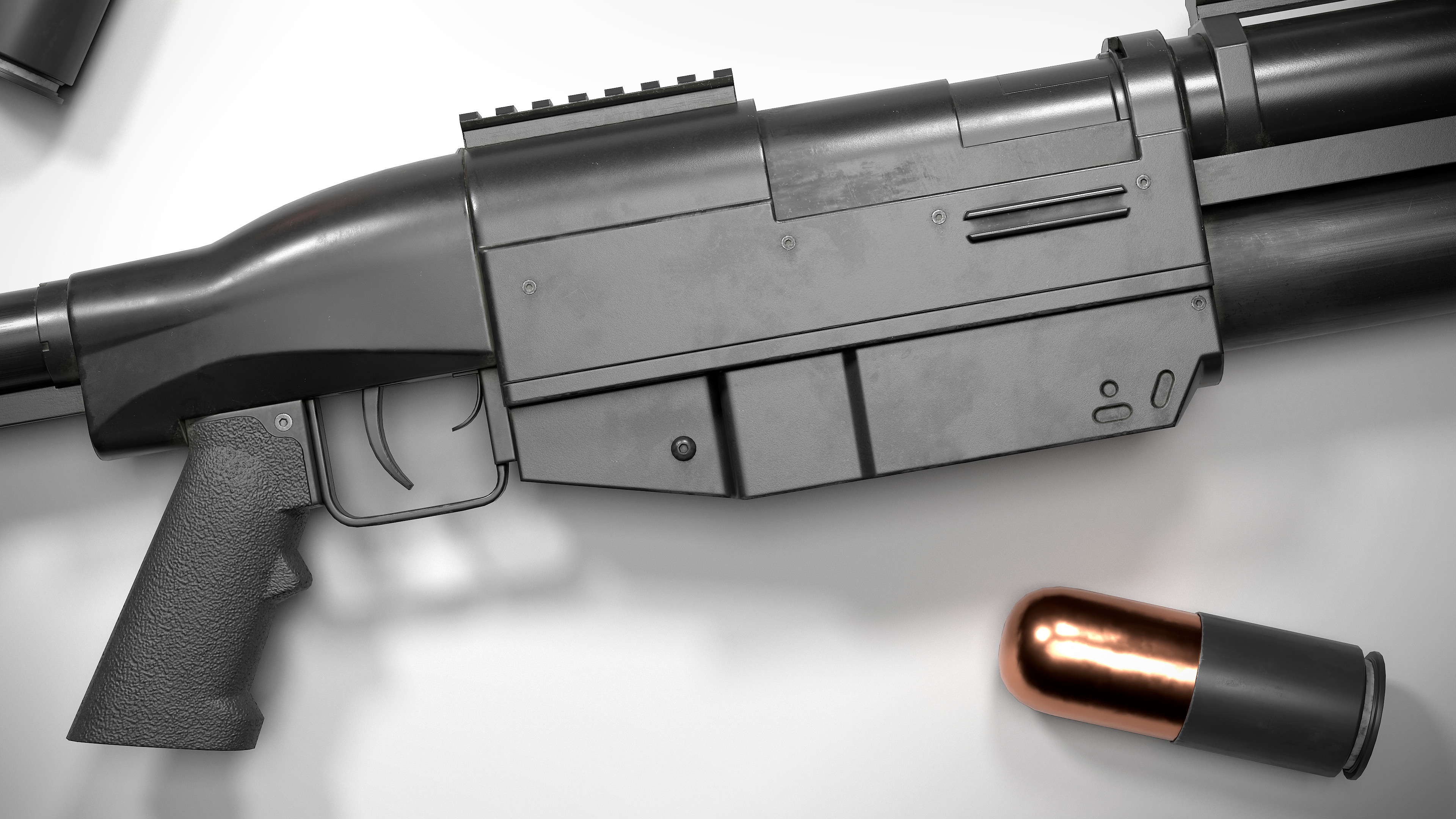 Saed-Muhammad Muslimov - CL-40 Grenade Launcher (Game asset - Fan art)