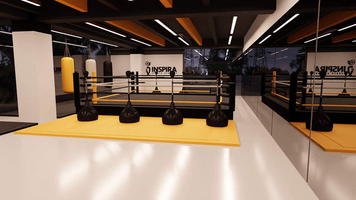 ArtStation - 3D BOXING GYM