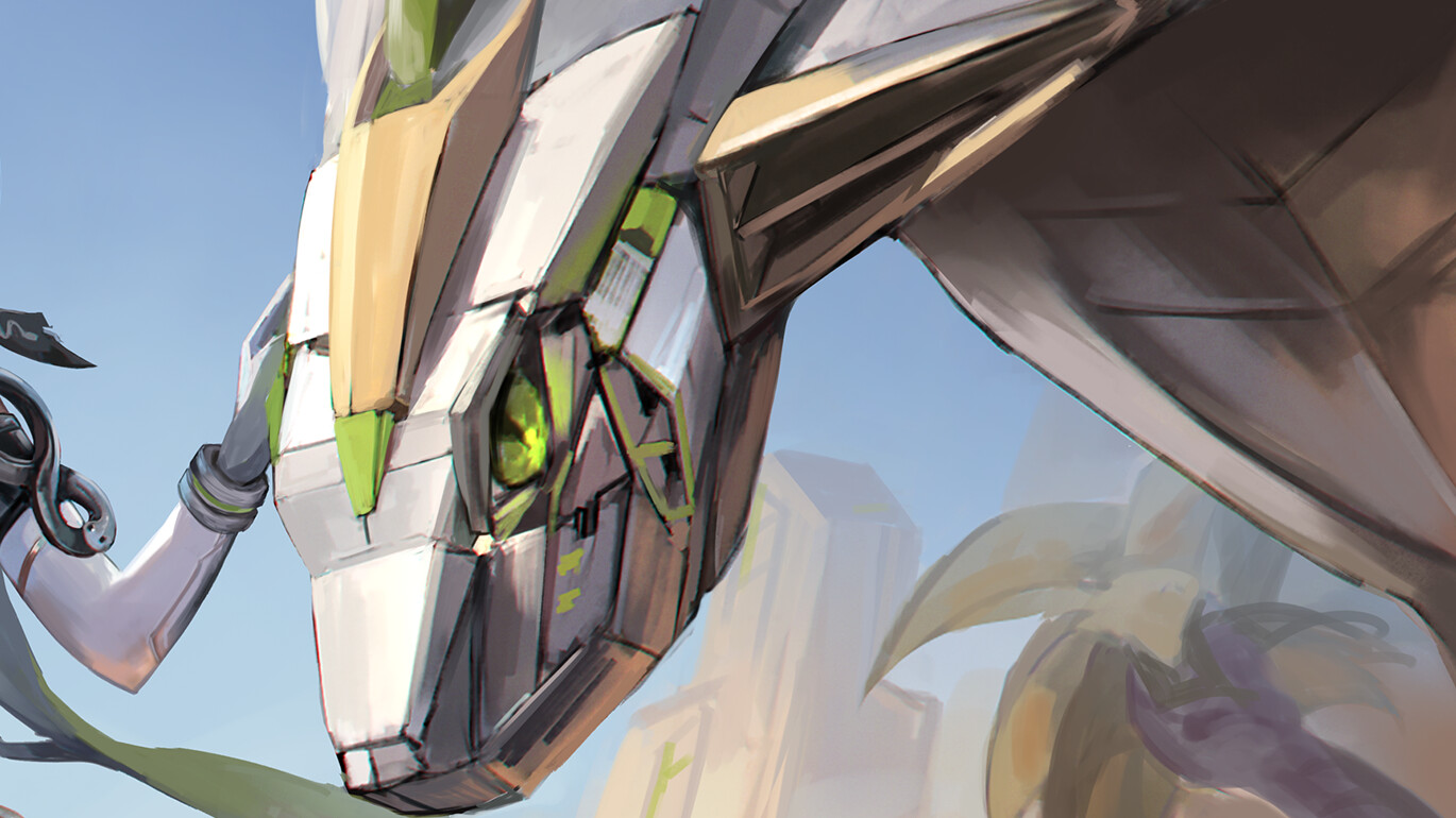 Daniel Zhiyu Zhang (AzRuler) - Prism Project Sara Nagare "Shukufuku" Cover Illustration