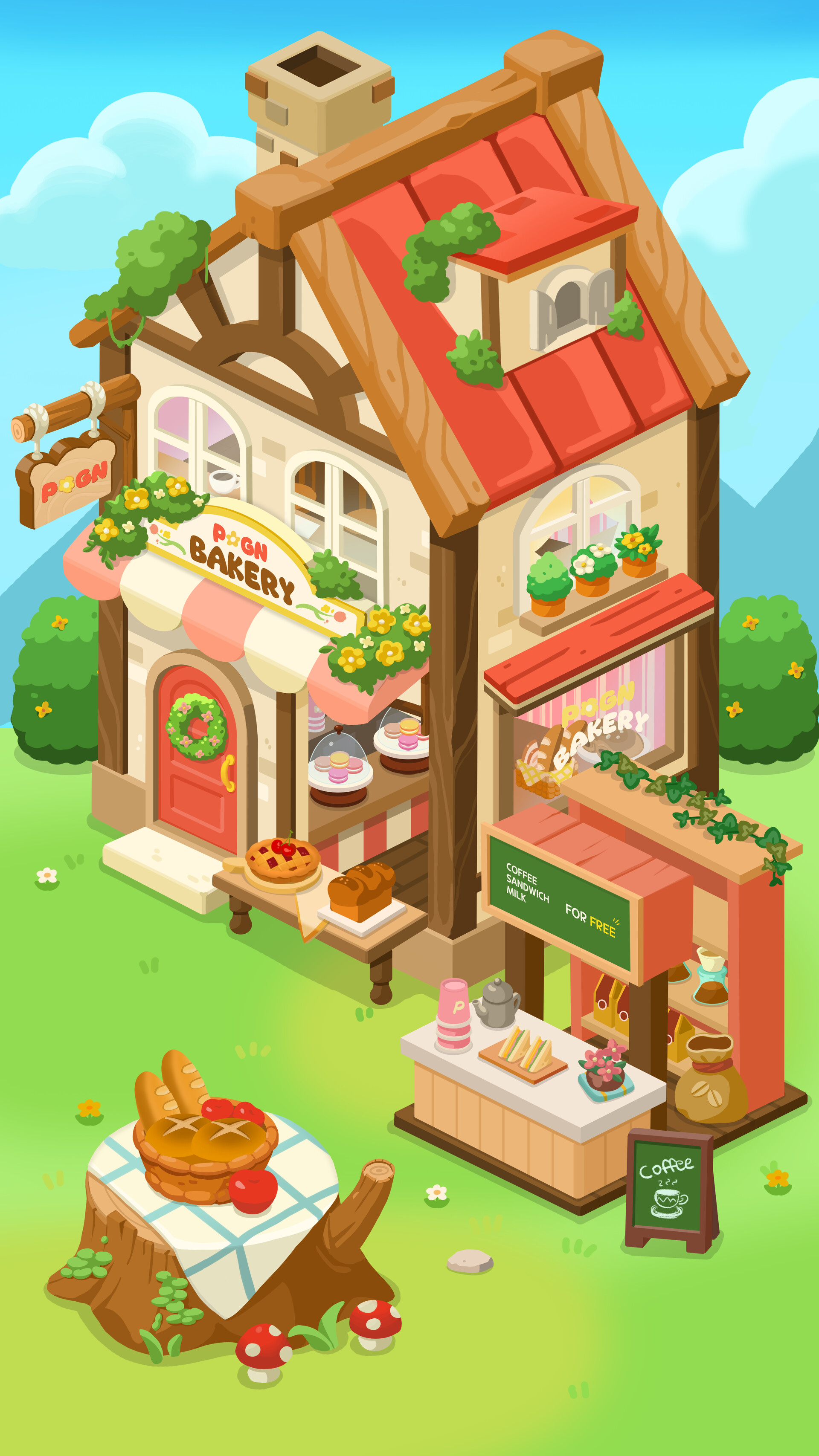 ArtStation - SNG game - Bakery