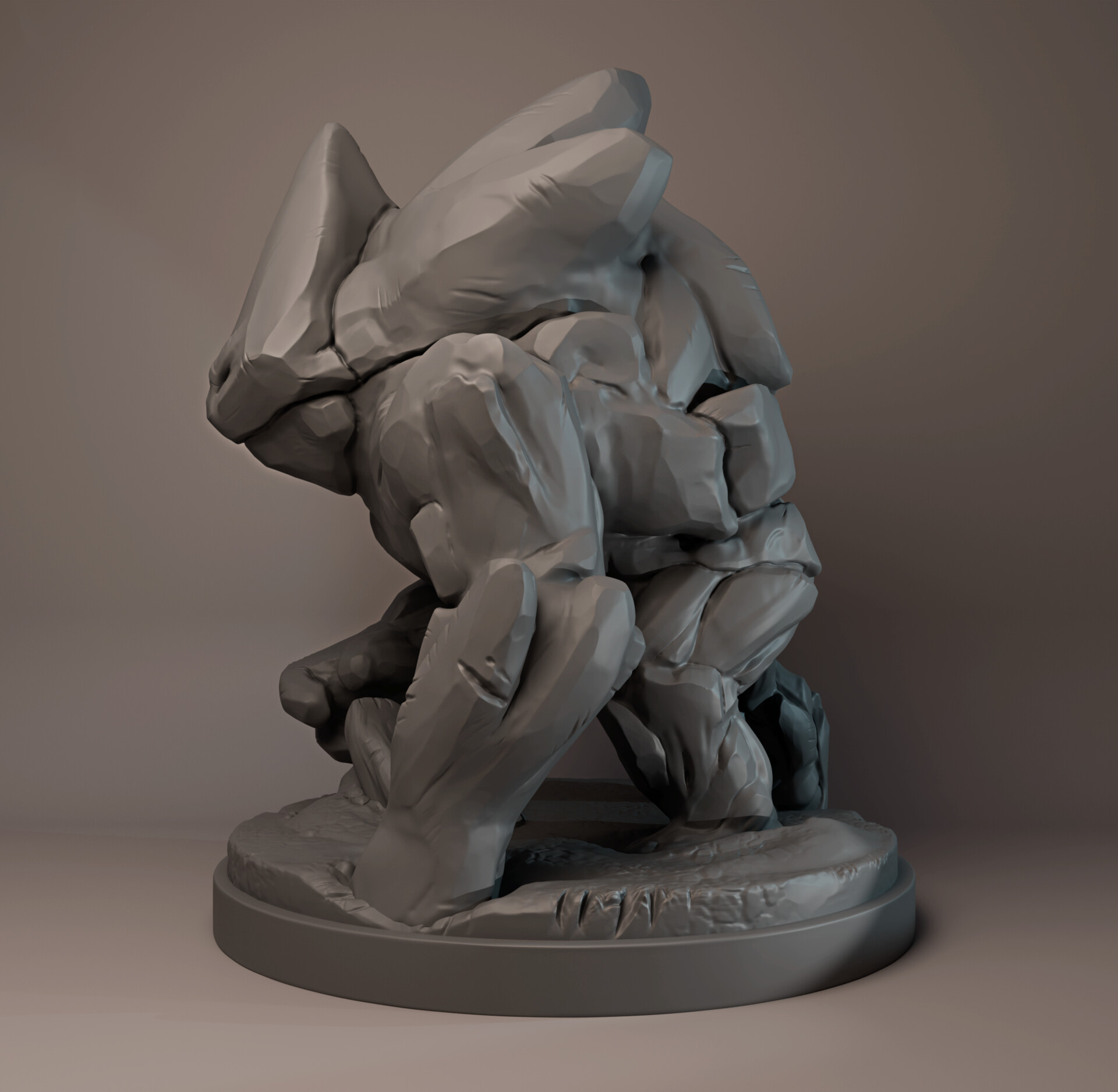 ArtStation - Rock elemental