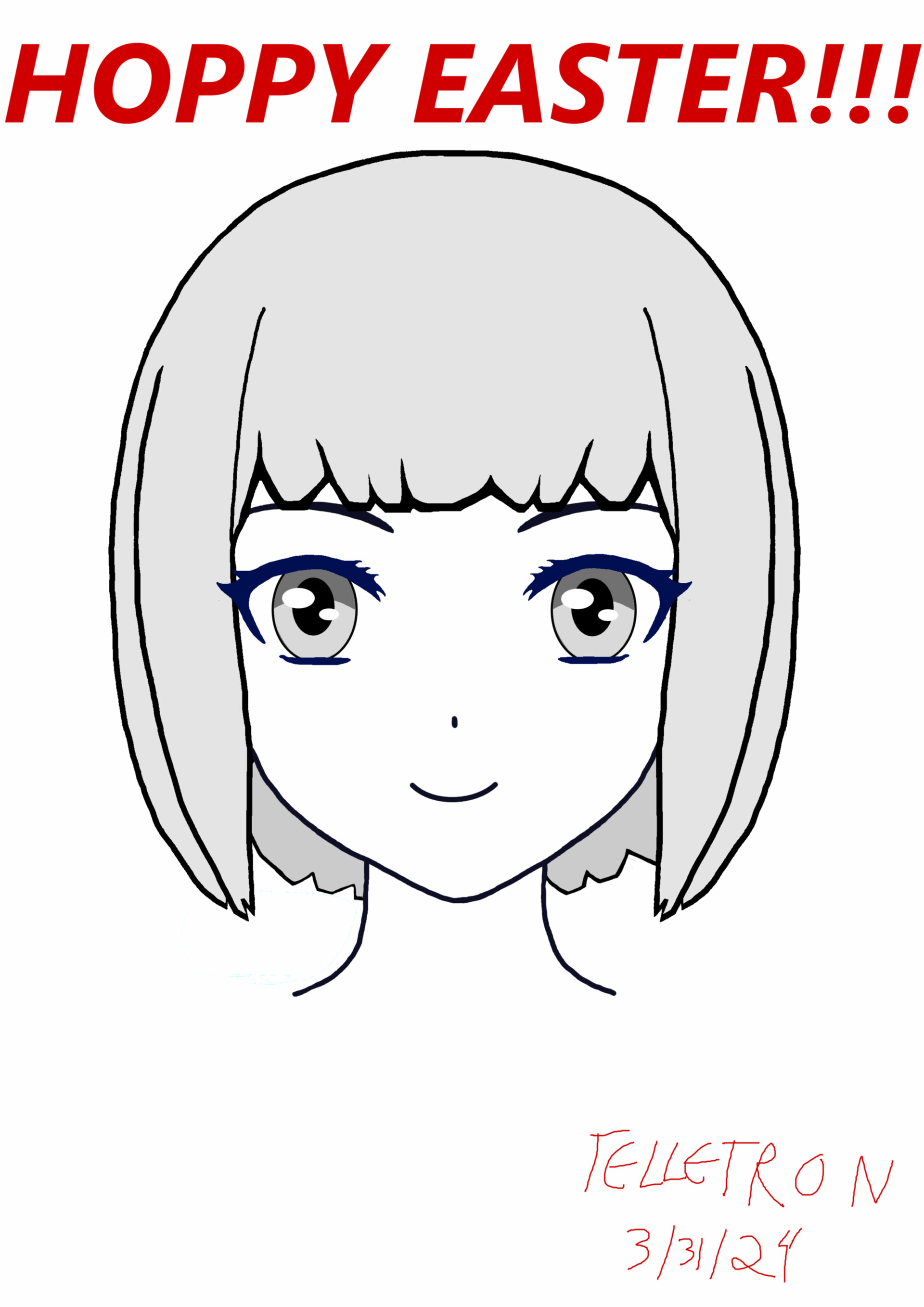 ArtStation - first anime drawing