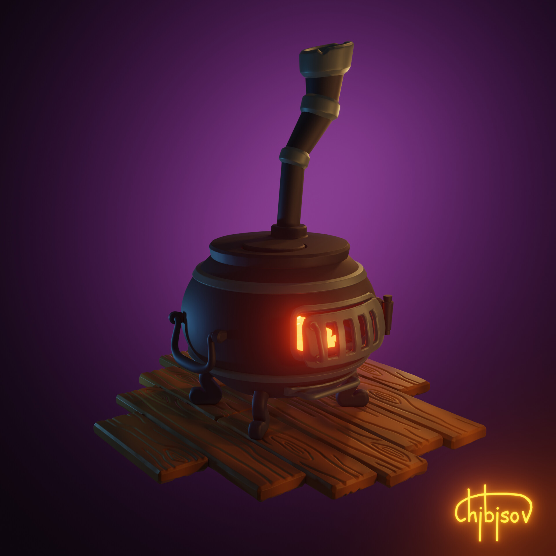 ArtStation - Small Stove
