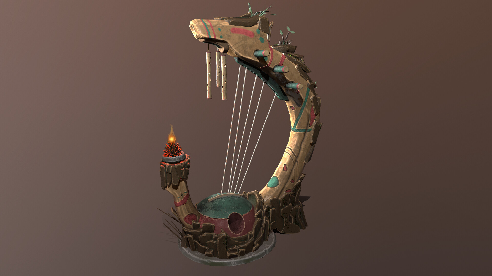 ArtStation - Horizon Harp | 3D Prop
