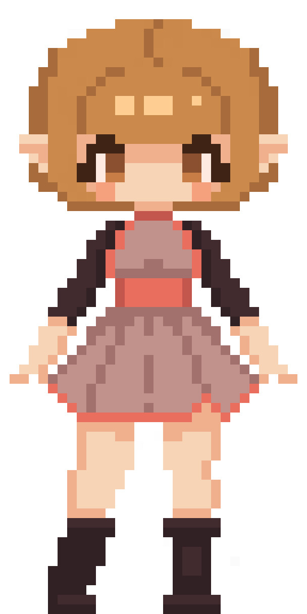 ArtStation - Fantasy pixel elf