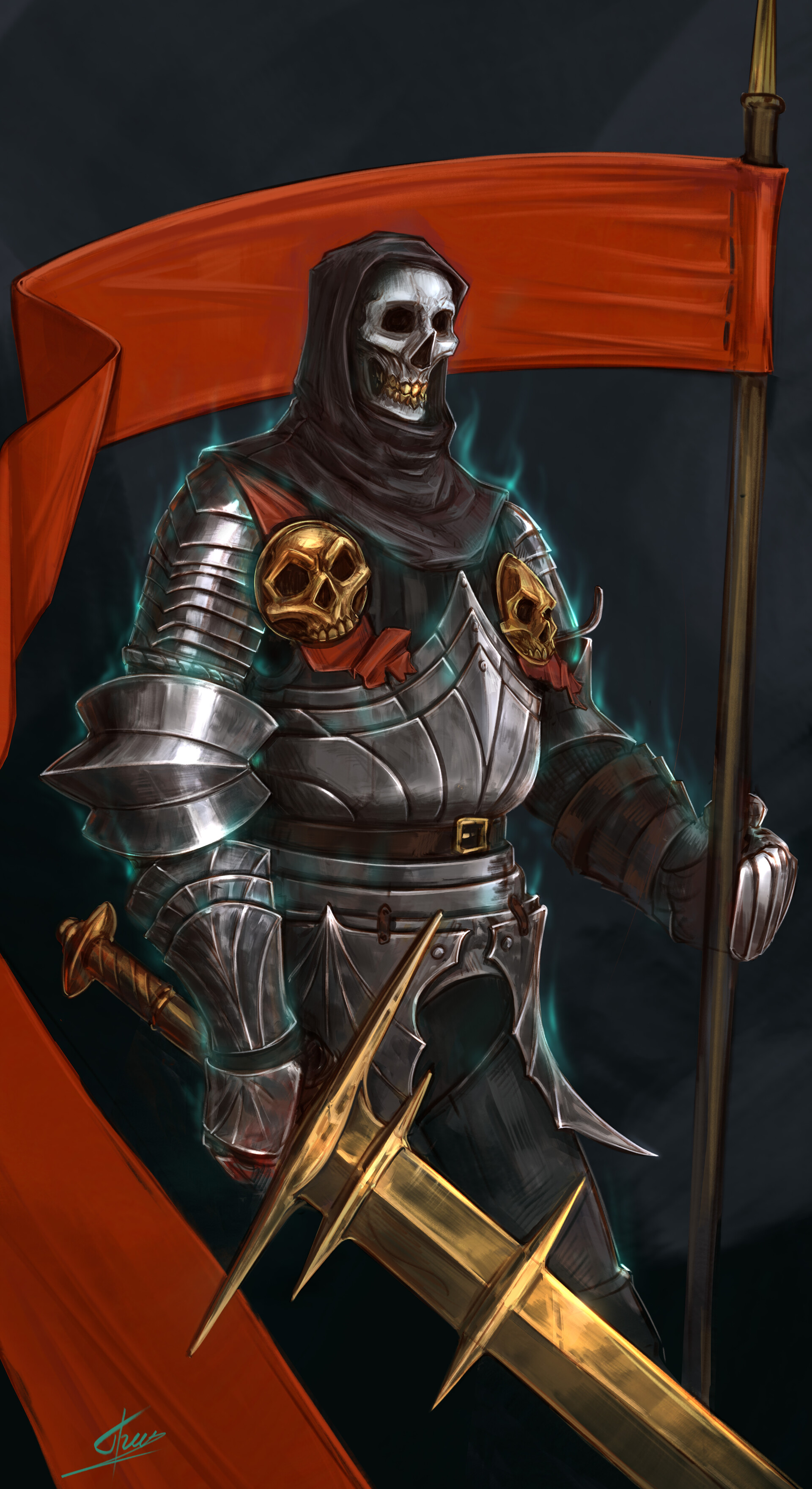 ArtStation - Skeleton knight