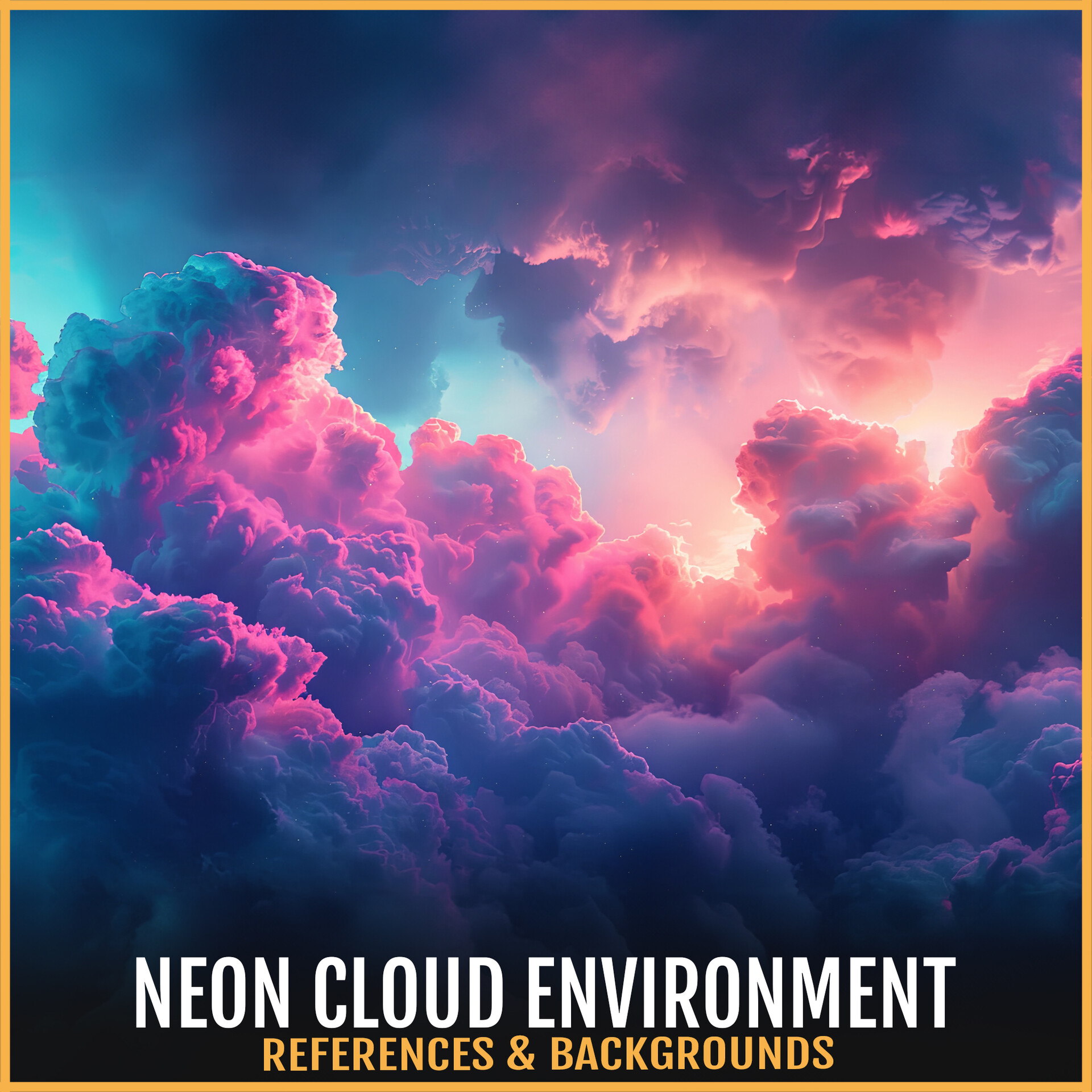 ArtStation - 505 neon cloud environment