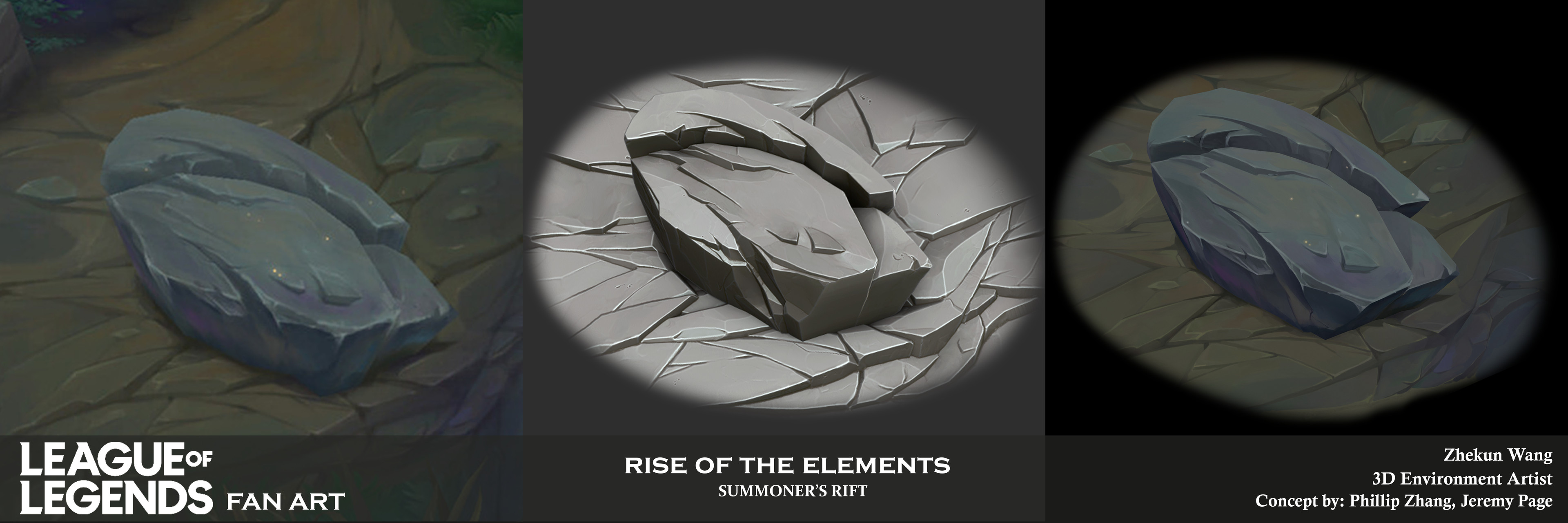 Zhekun Wang - League of Legends Summoner's Rift Fan Art