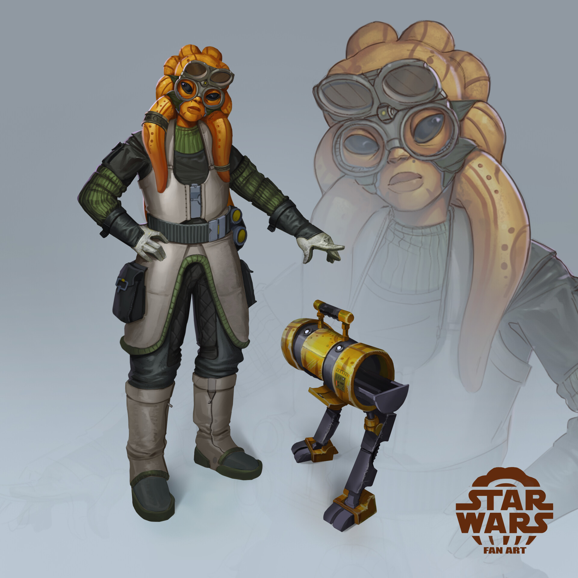 ArtStation - Star Wars fan art project