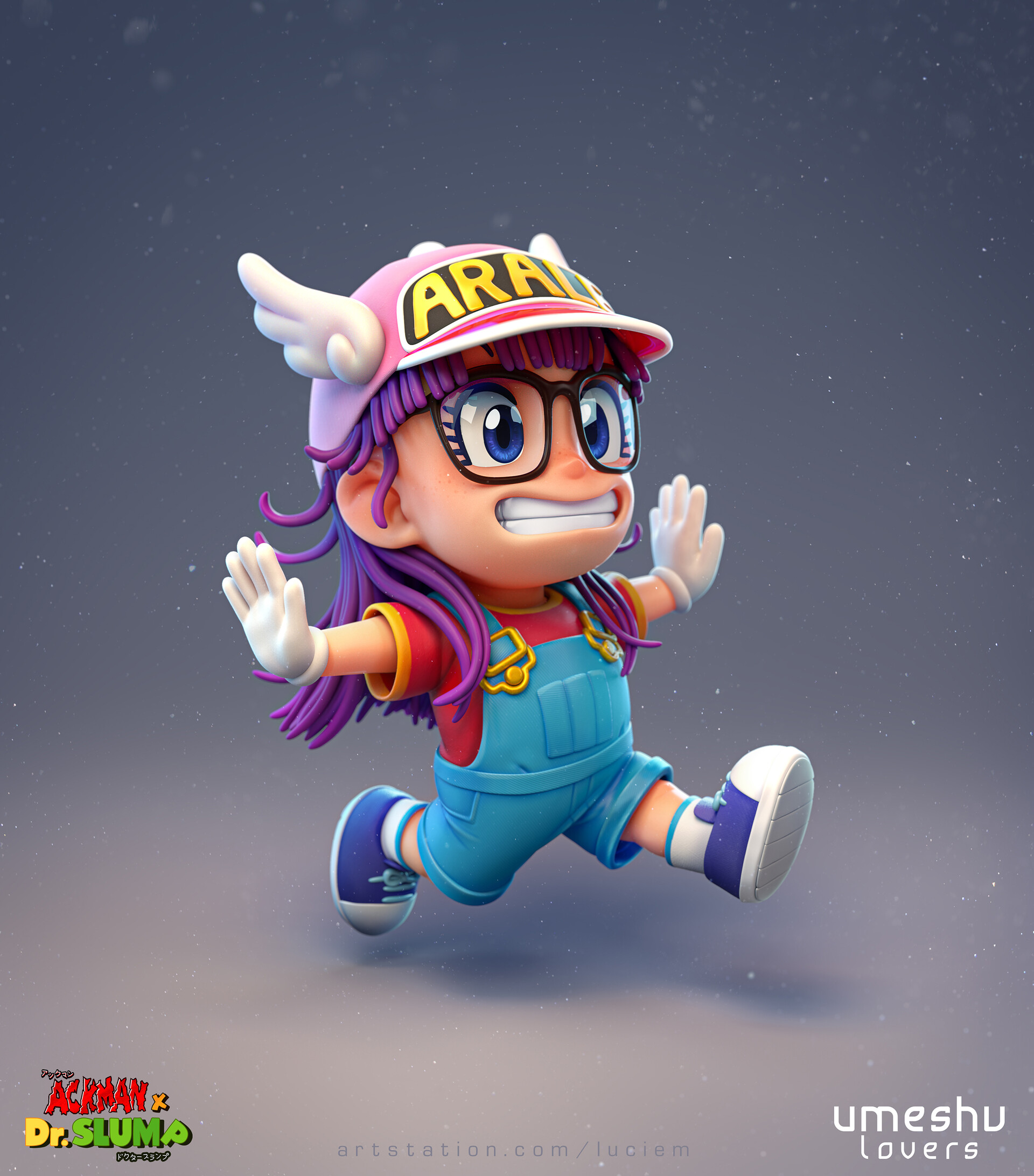 ArtStation - Ackman X Dr. Slump - Arale & Ackman