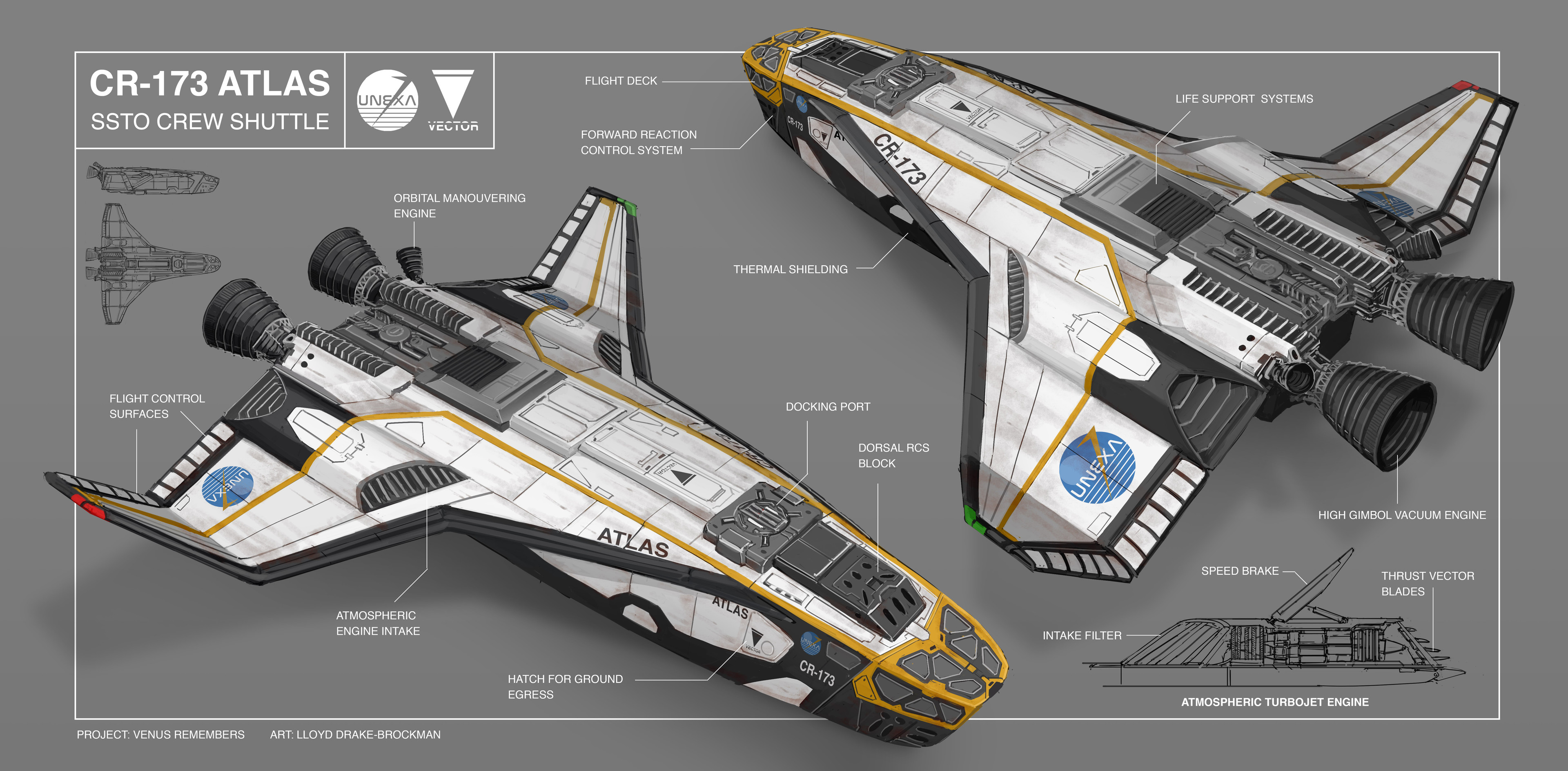 Mission to Venus: The CR-173 Atlas by Lloyd Drake-Brockman : r ...