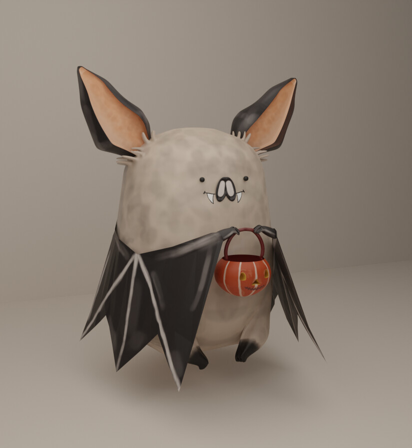 ArtStation - Pumpkin Bat