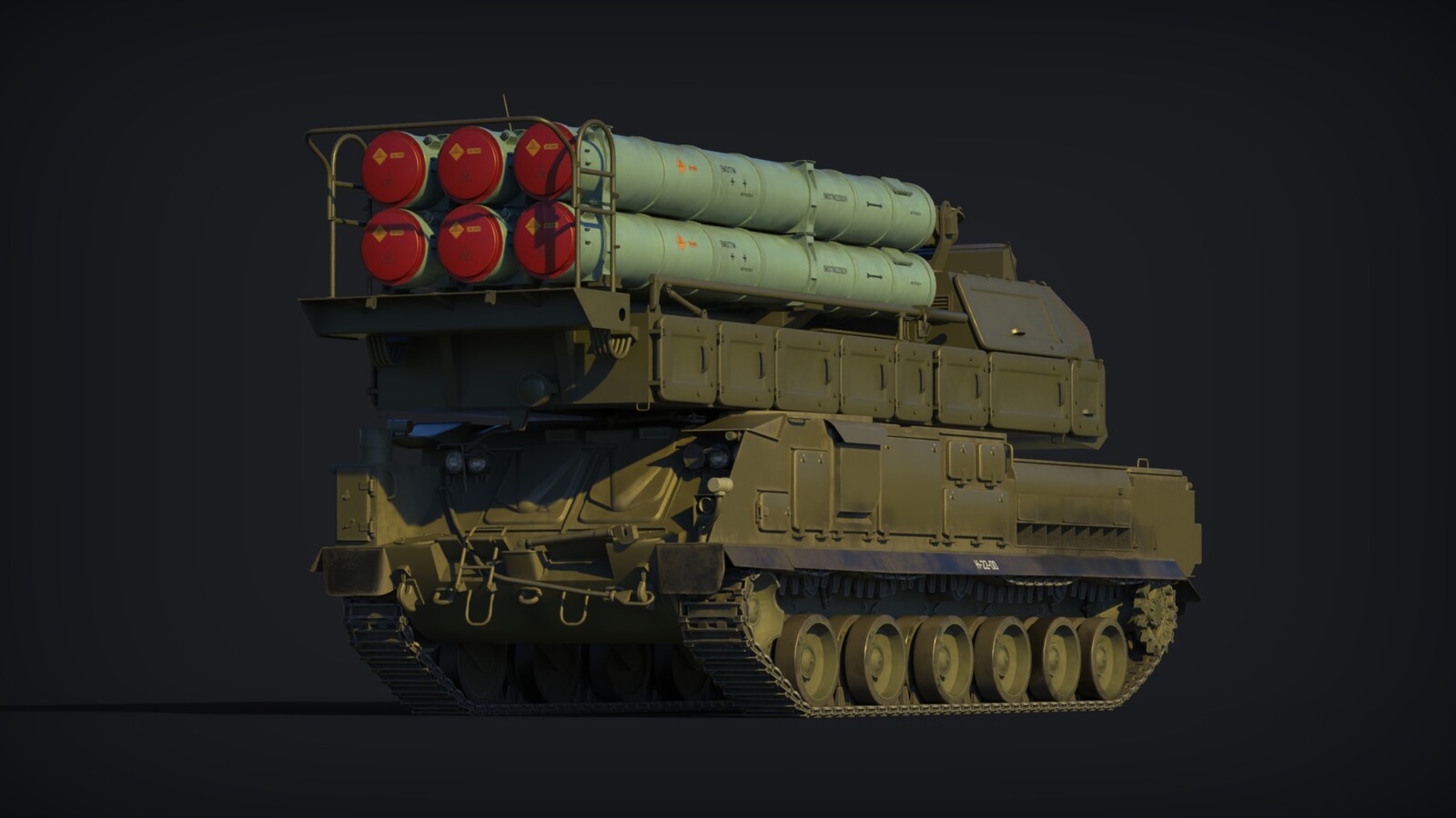 Tim Samedov - Buk M3 SA-17 Viking missile systems 3D model