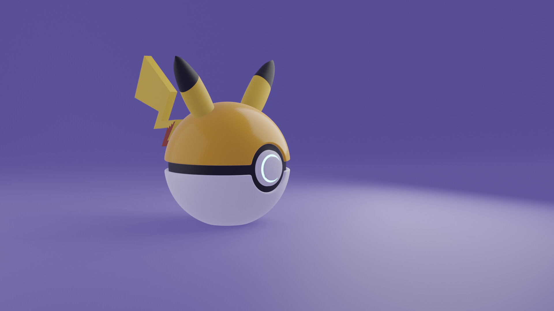 ArtStation - POKEBALL PIKACHU