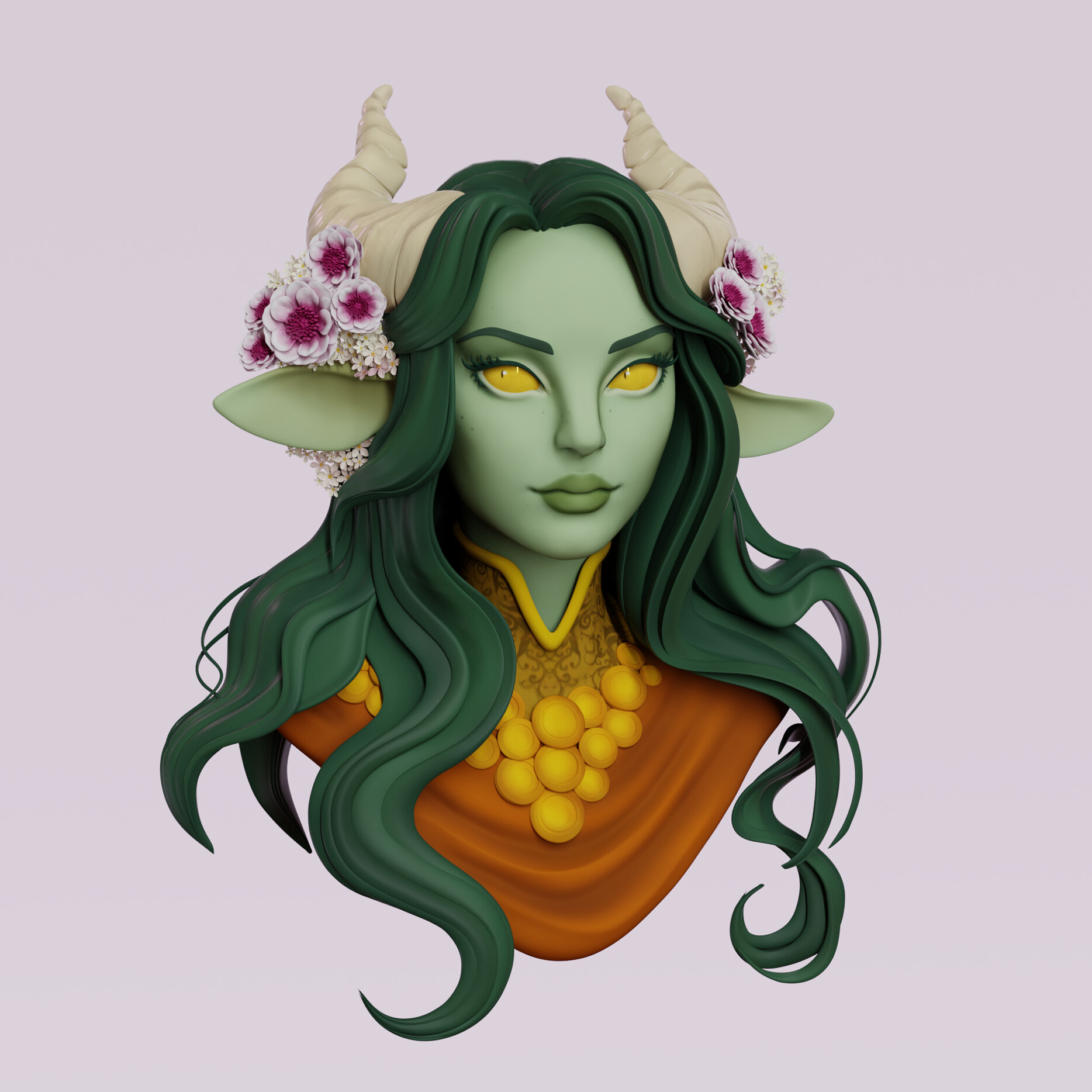 ArtStation - Green Girl